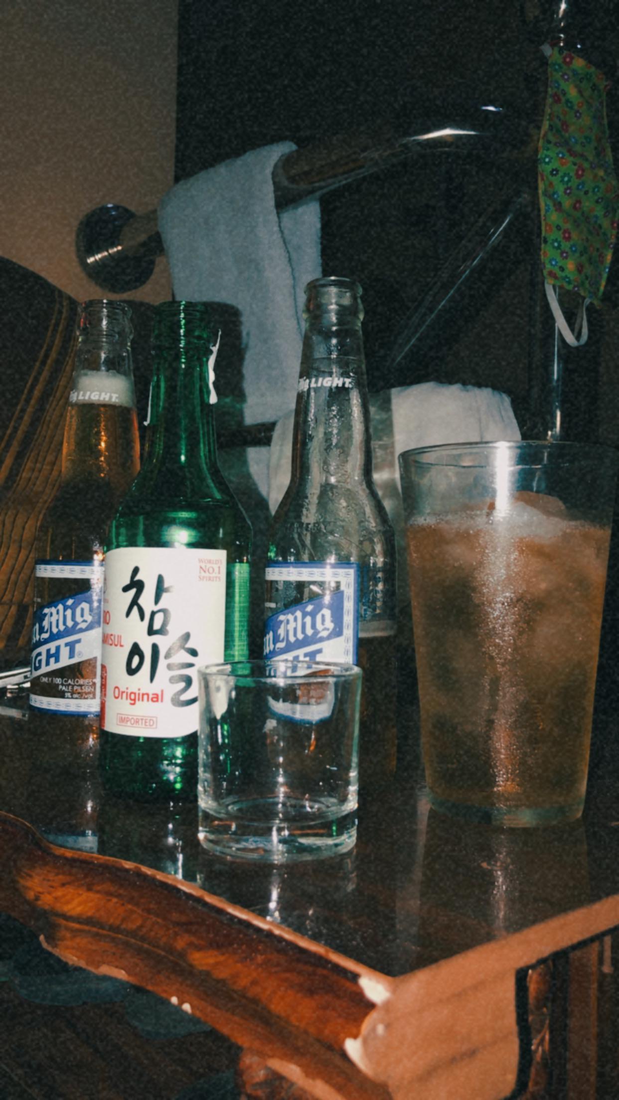 Soju and ice cold beer | Scrolller