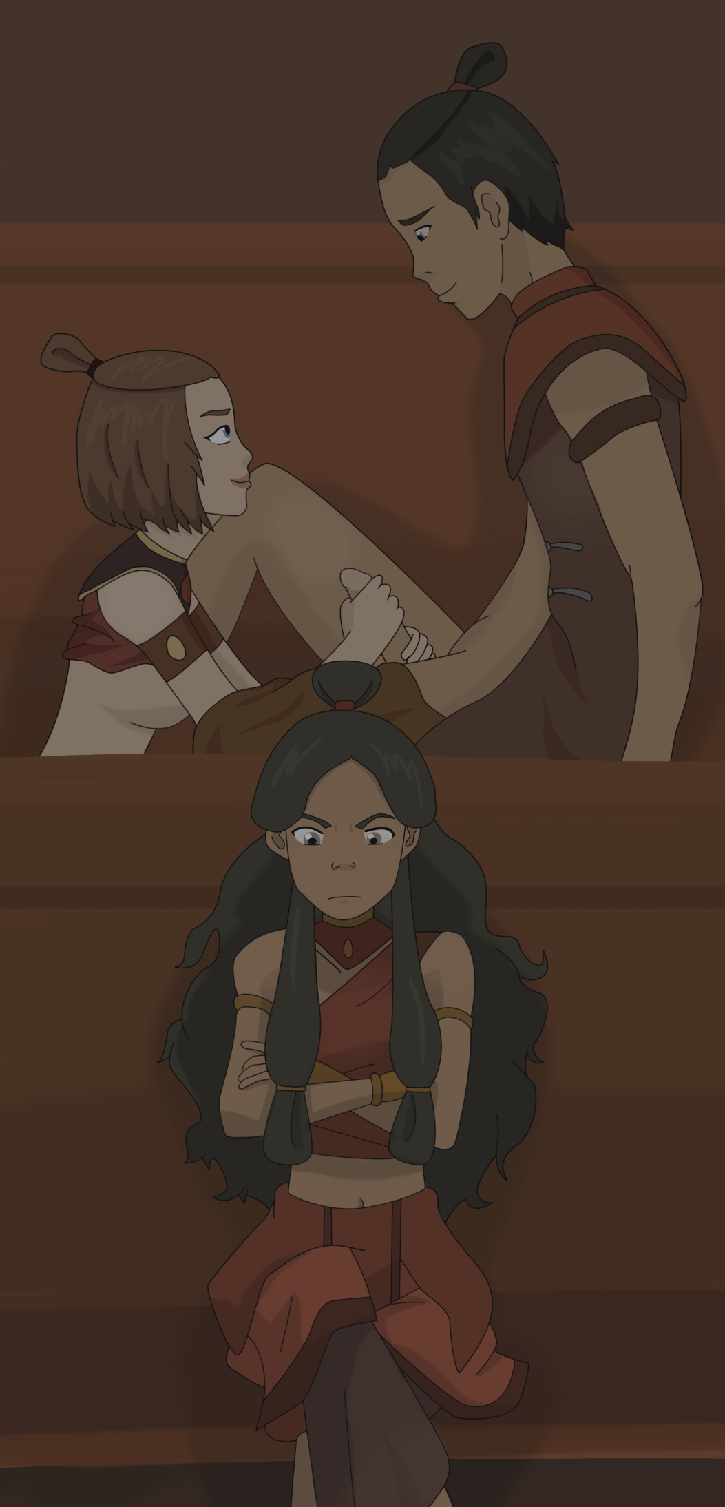 Sokka & Suki enjoying the play | Scrolller