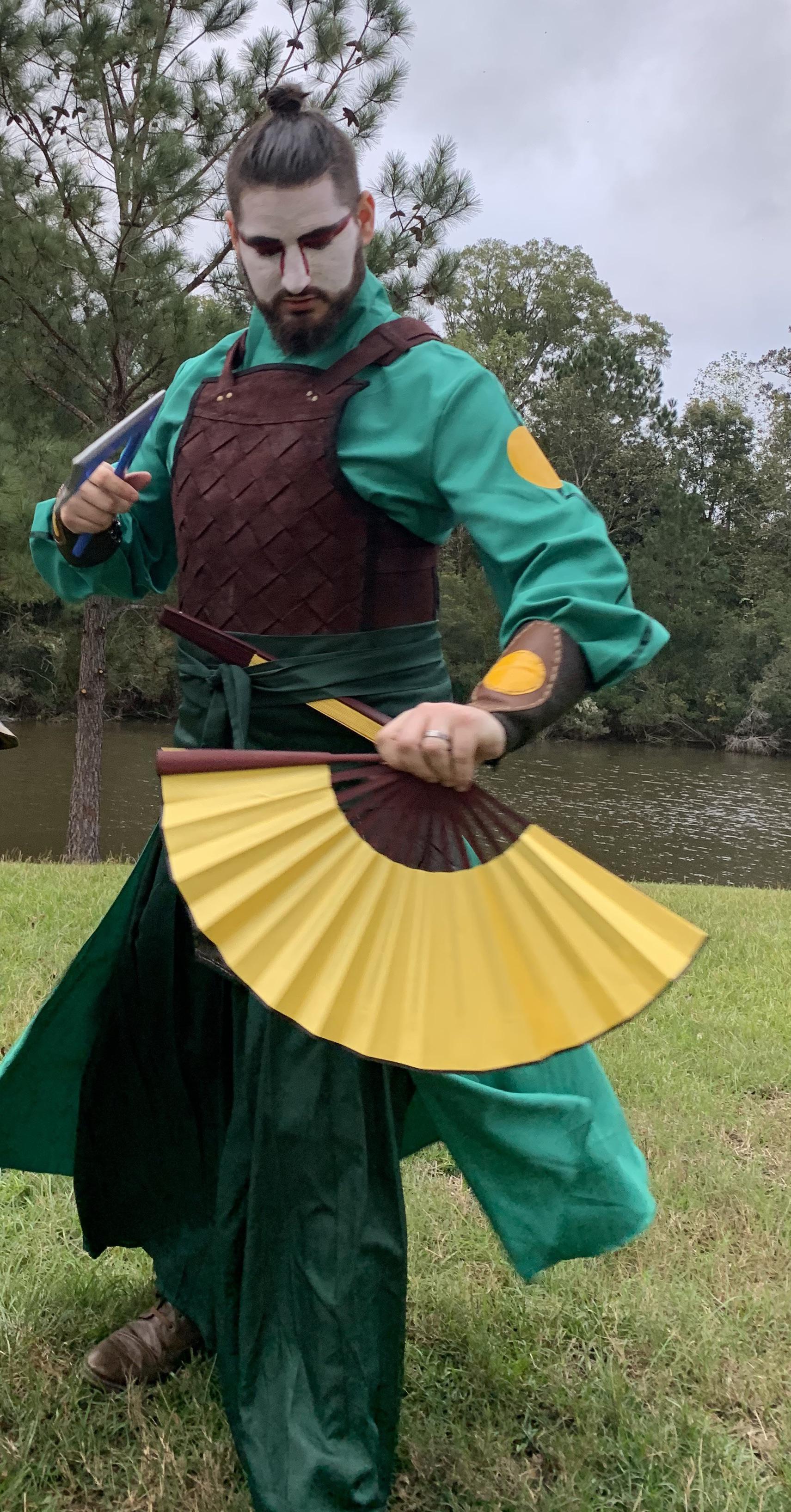 Sokka in Kyoshi Warrior armor for Halloween 2020! | Scrolller