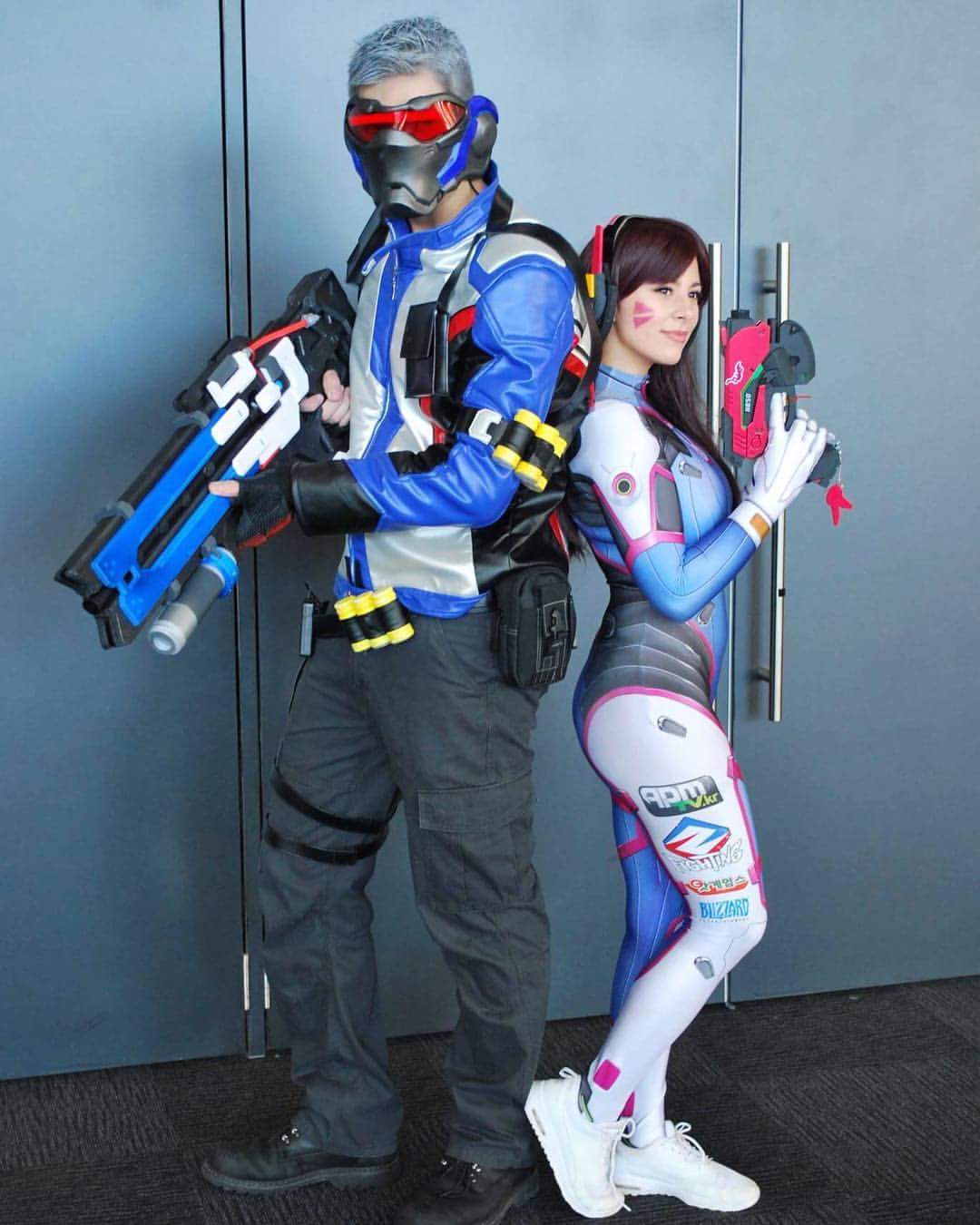 Soldier 76 and DVA cosplay | Scrolller