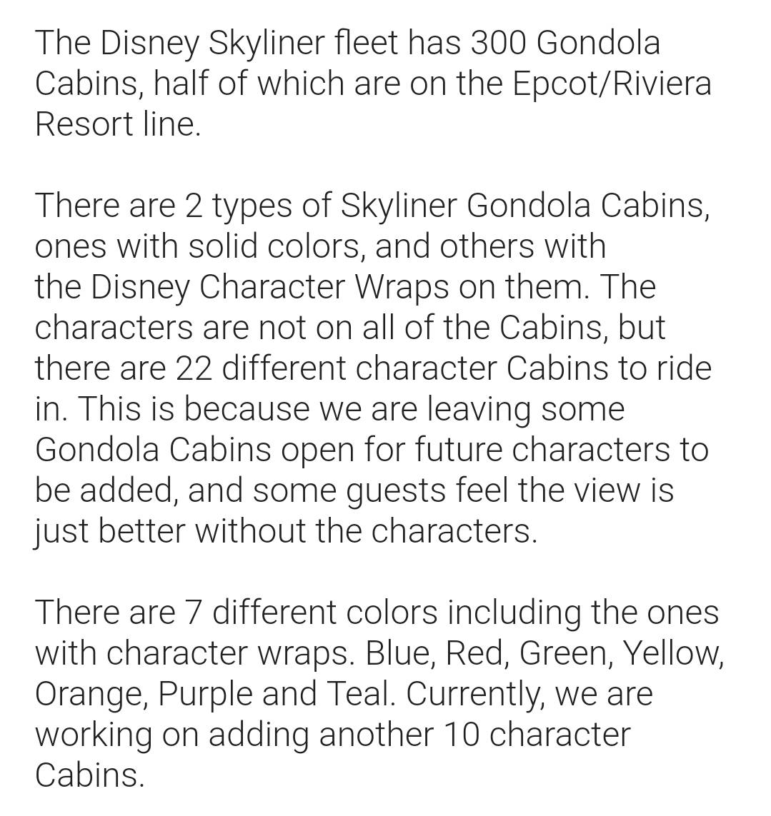 Some cool information about the Skyliner | Scrolller