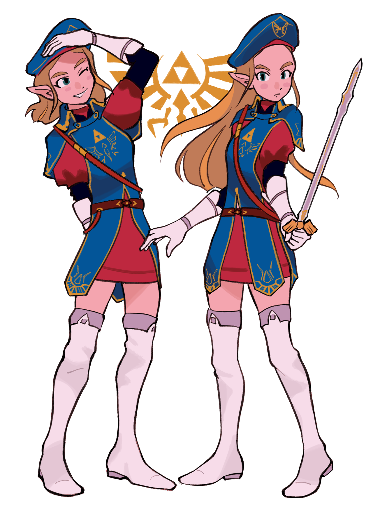 Some cute Royal Guard Zelda | Scrolller
