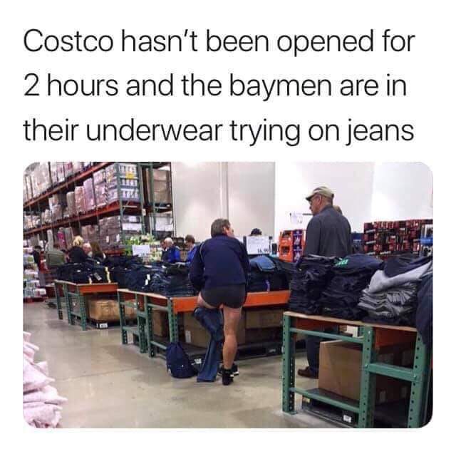 Some guy decided to try on jeans at the new Costco | Scrolller