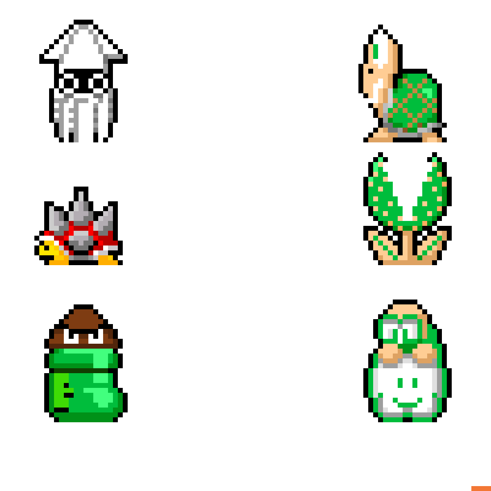 Some Mario enemies | Scrolller