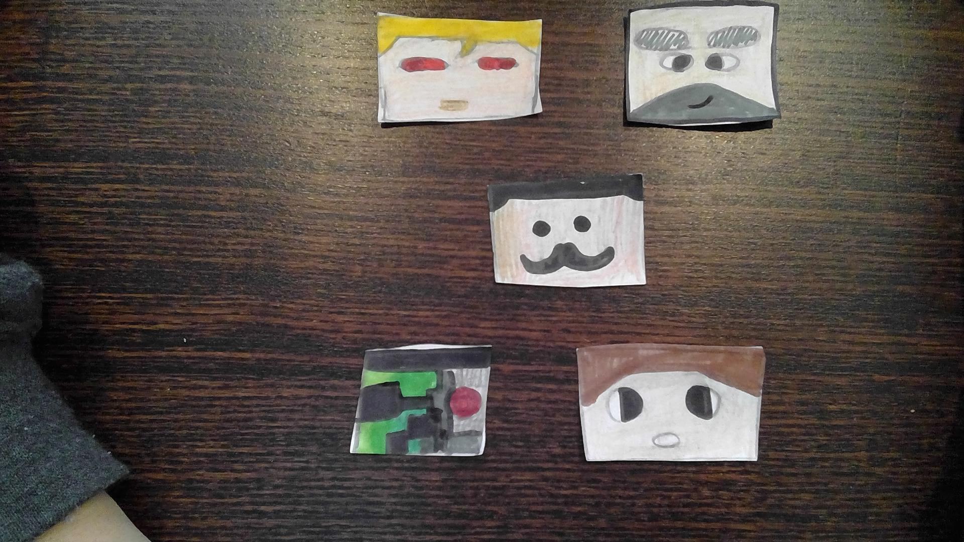 Some more hermits. From top left to bottom right: Tango, Cub, Mumbo, Doc, Impulse. More coming ...