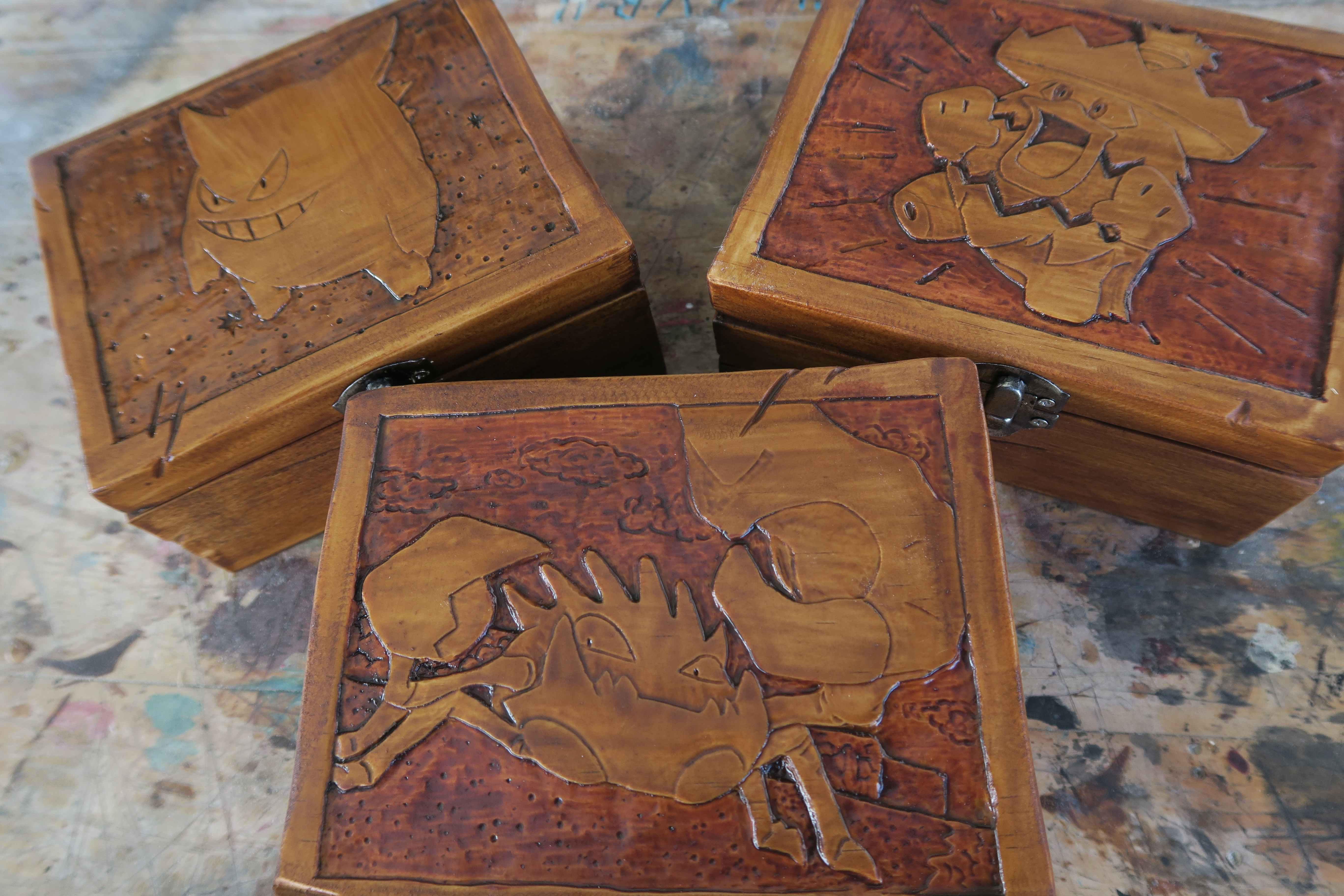 Some Pokemon card deck boxes I recently made. | Scrolller