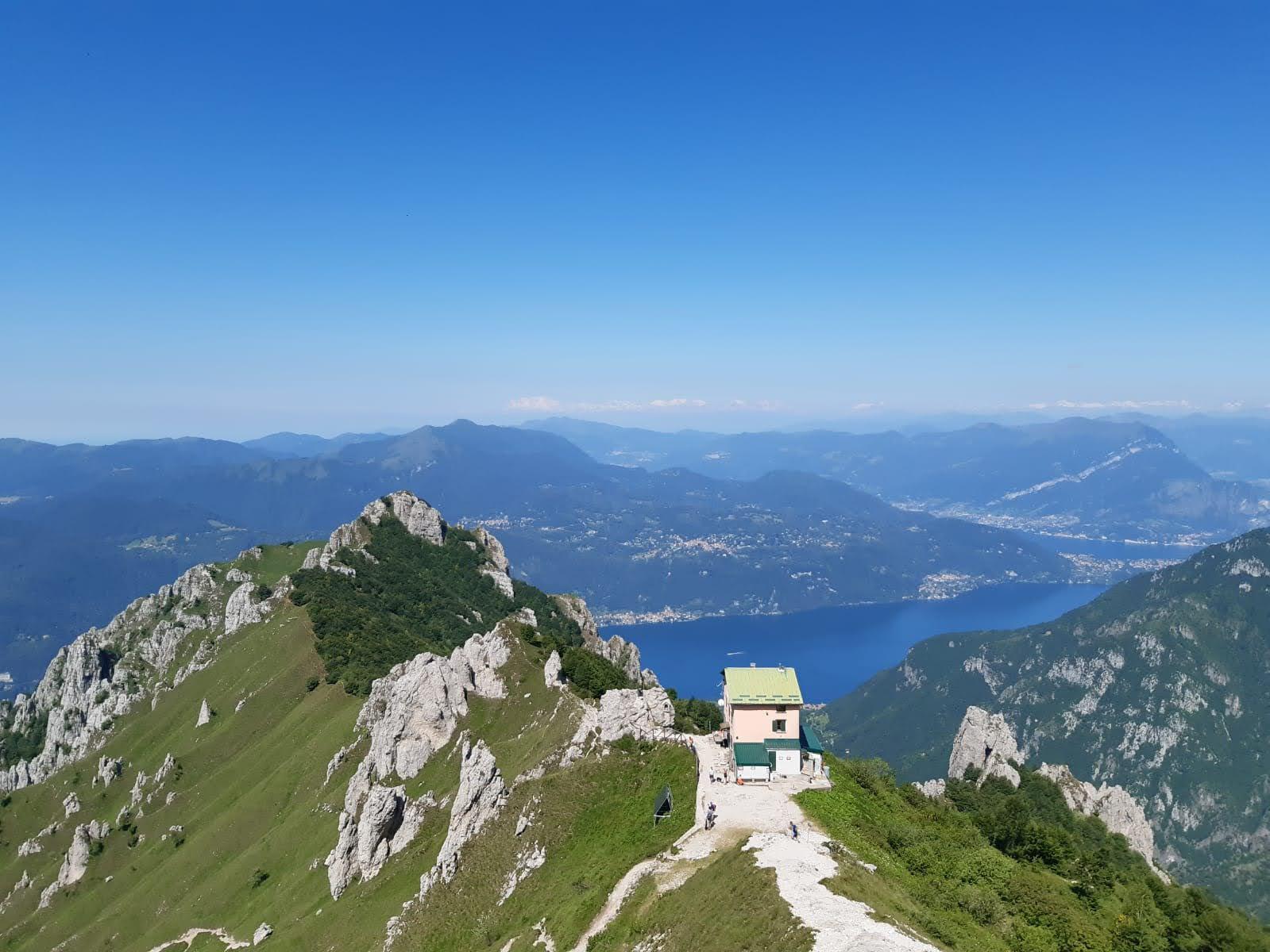 Somewhere above Lake Como... Rifugio Rosalba, Italy | Scrolller