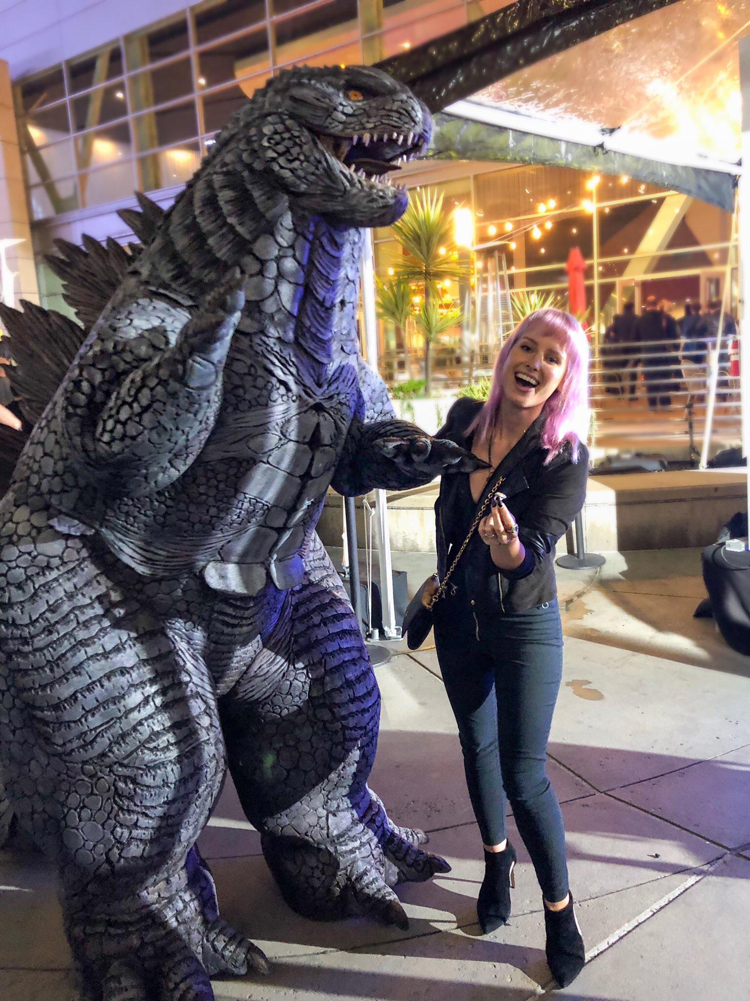 Sonja and Godzilla | Scrolller