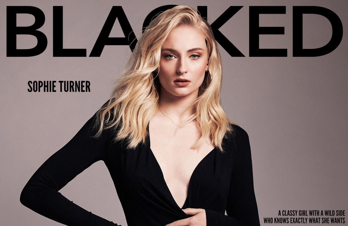 Sophie Turner says that her Blacked scene will be an example to classy girls that thing they are ...