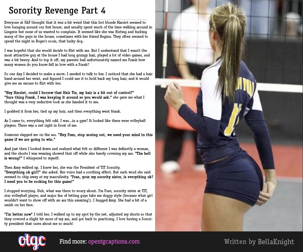 Sorority Revenge Part 4 (TG caption by BellaKnight) | Scrolller
