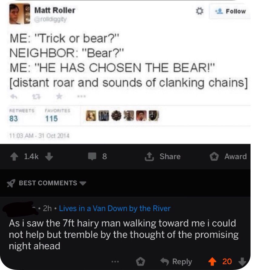 Sounds like a good night to me | Scrolller