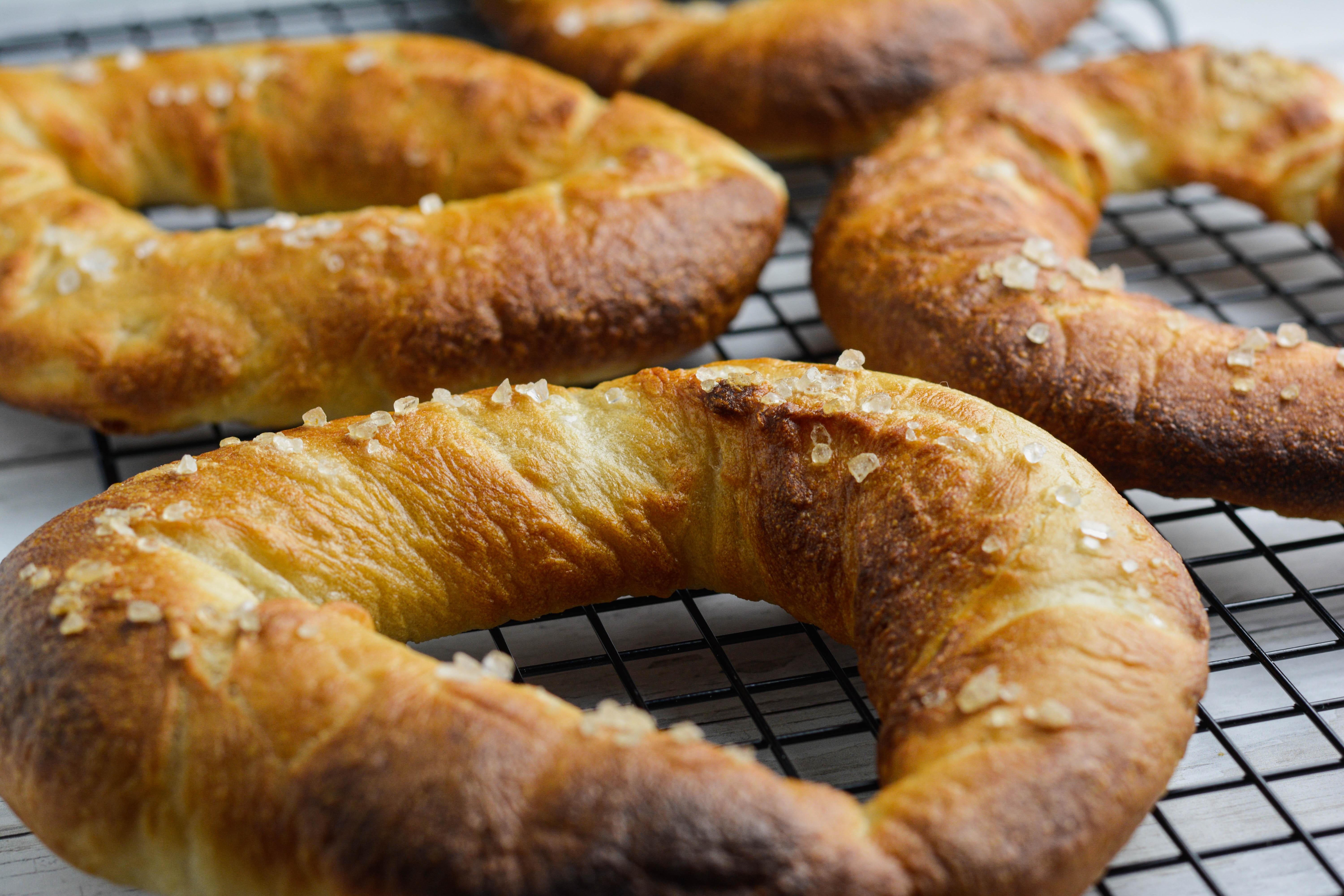Sourdough Pretzels with Rock Salt | Scrolller