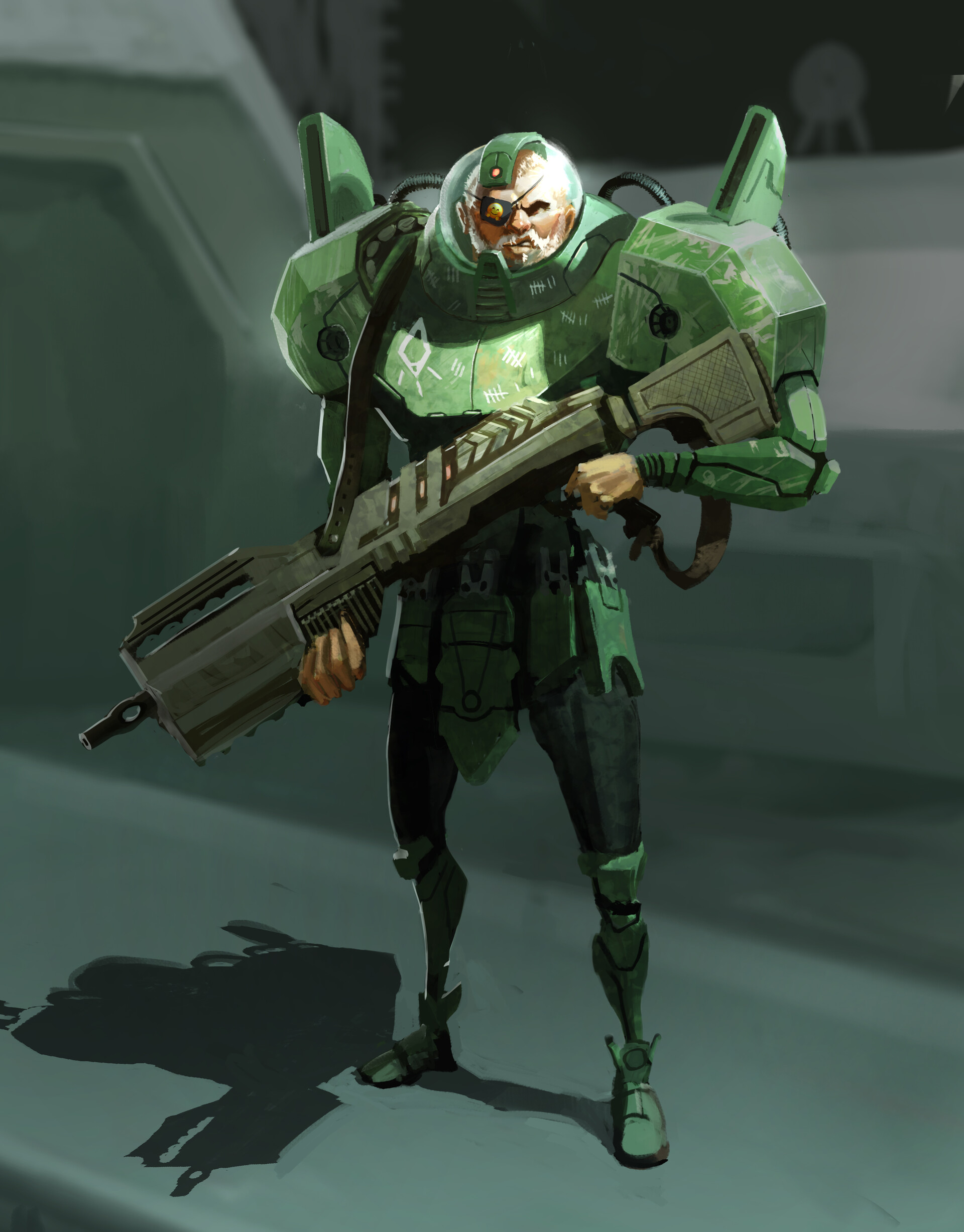 Space Marine by James Murlin | Scrolller