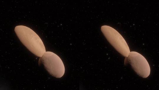 SpaceEngine: Binary asteroid Ultima-Thule. | Scrolller