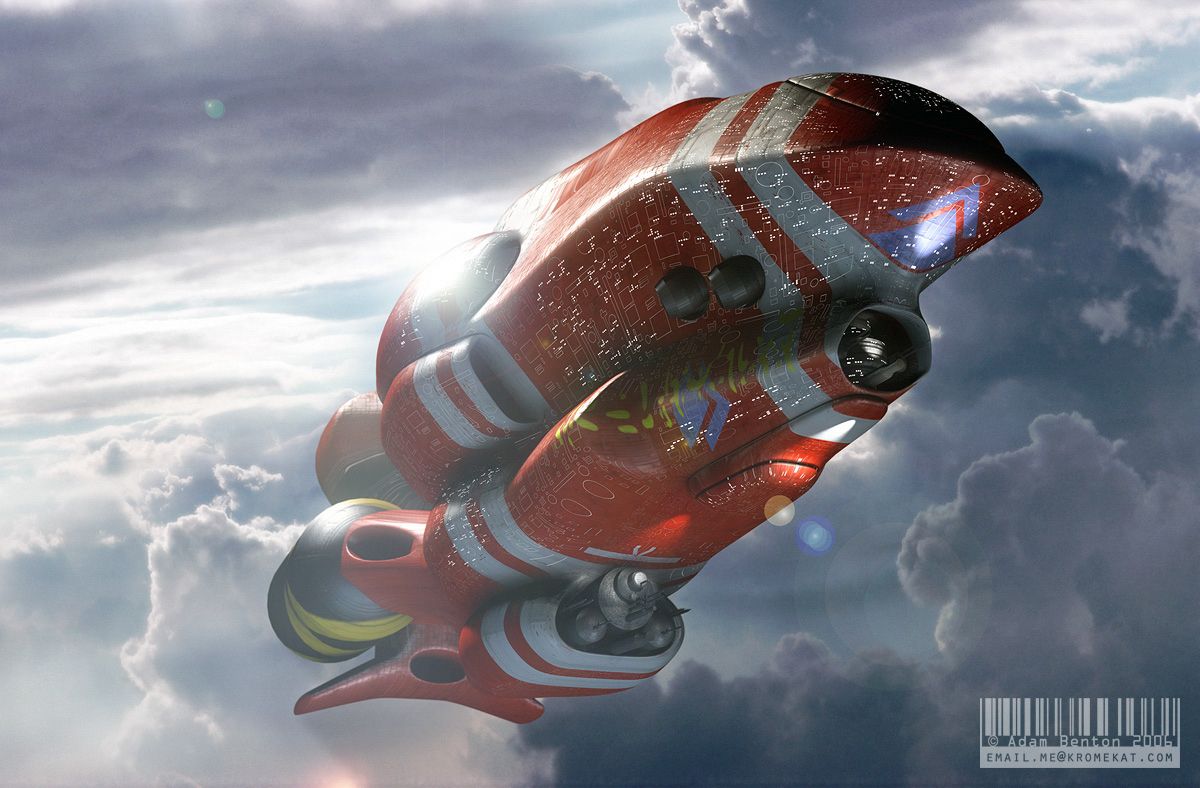 Spaceship by Adam Benton | Scrolller