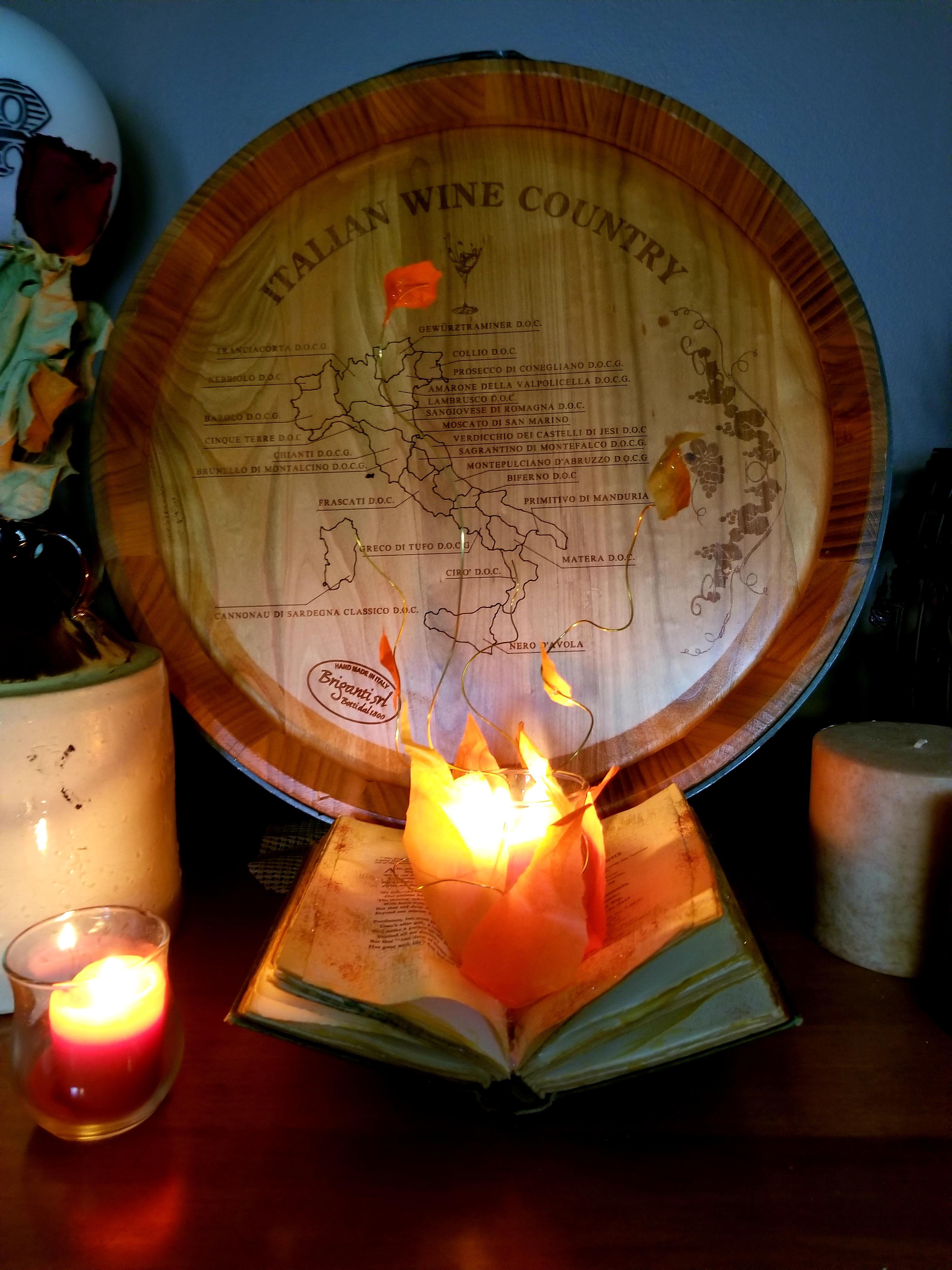 Spell Book with flame!! | Scrolller