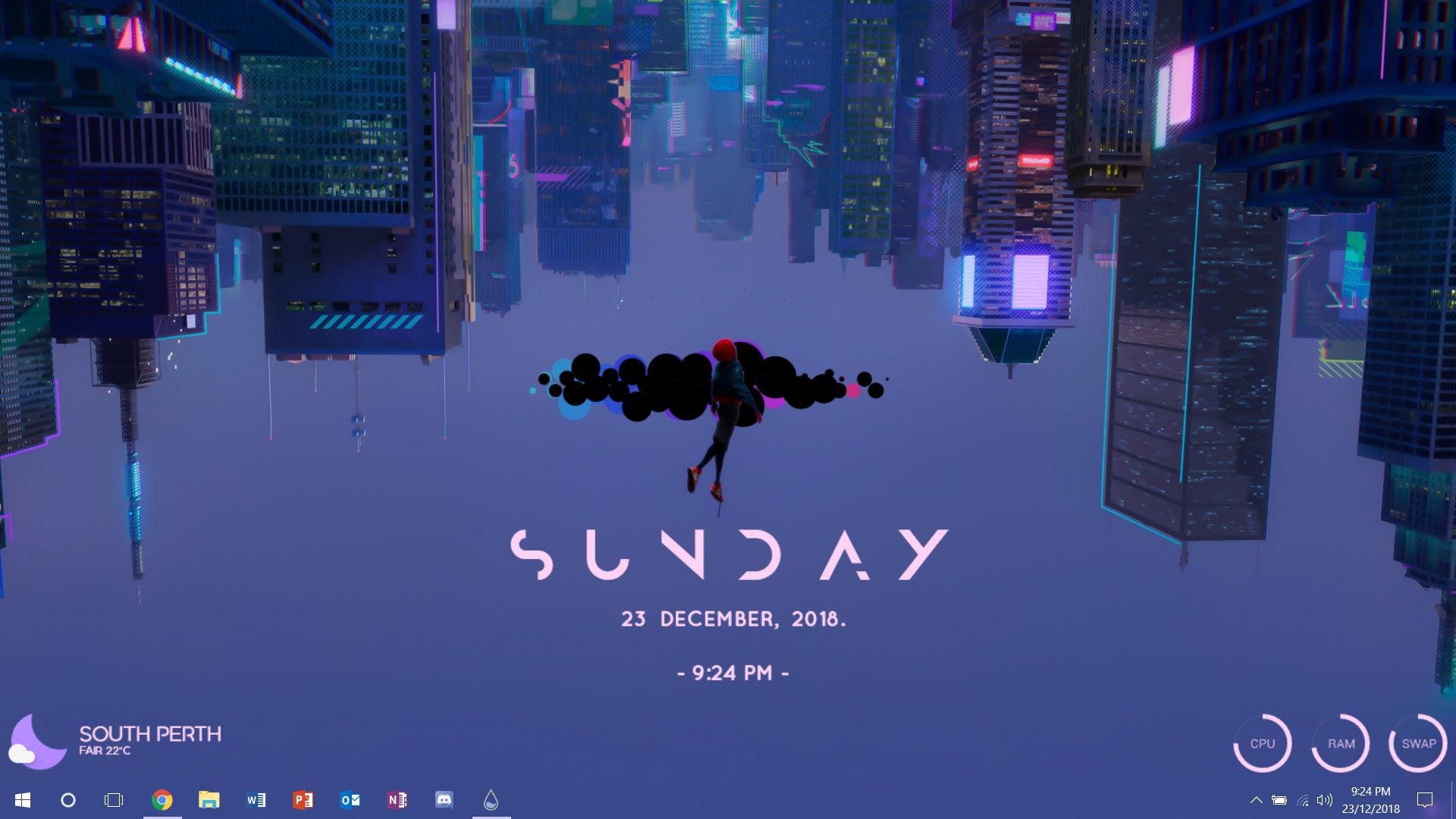 Spiderverse desktop with multiversal portal visualizer | Scrolller