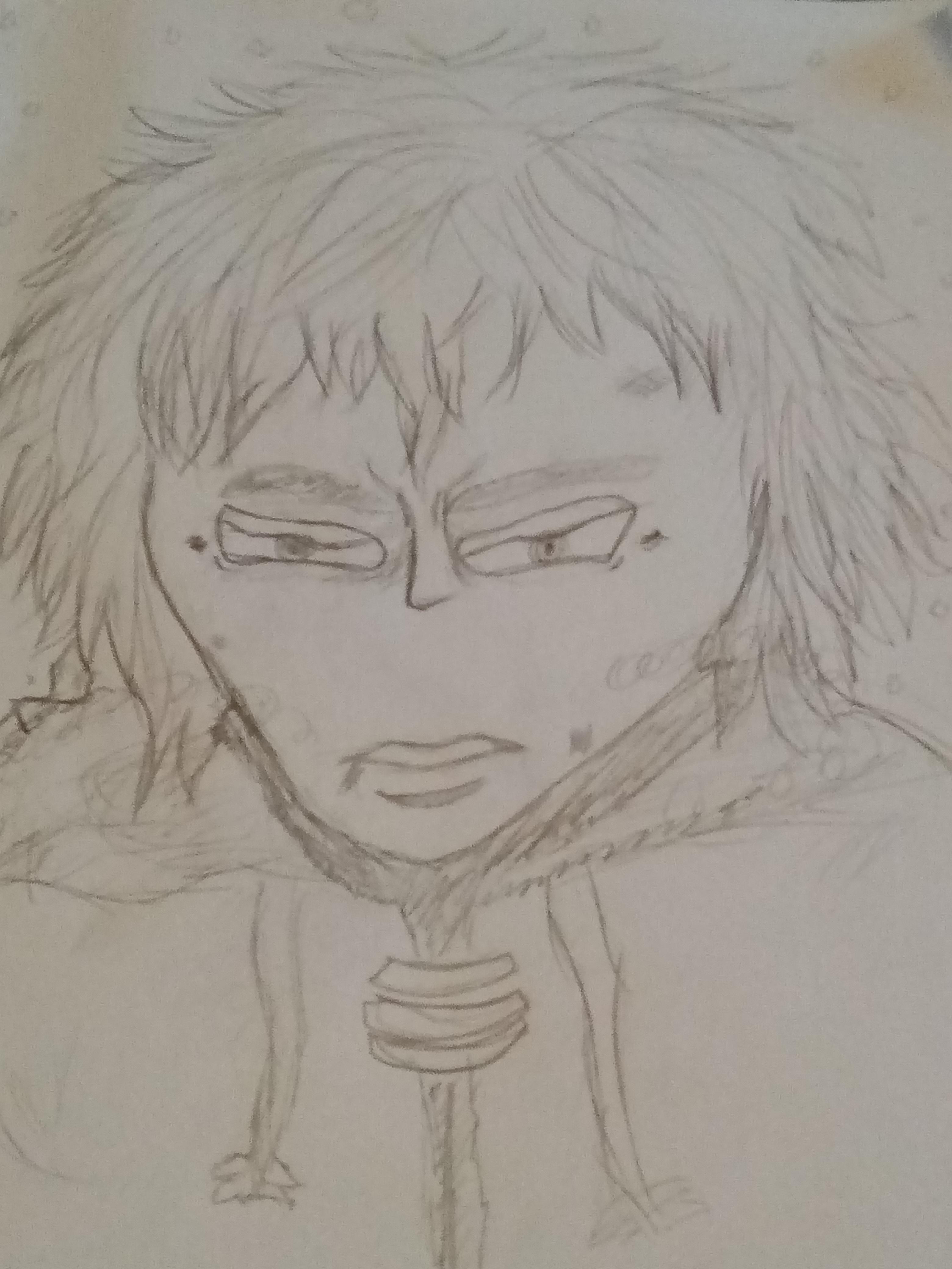 [SPOILERLESS] I drew a battle damaged Thorfinn | Scrolller