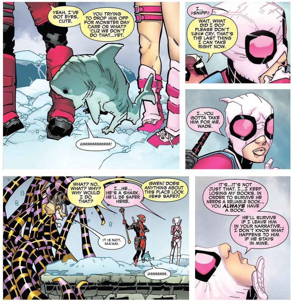 (Spoilers) Gwenpool is a very thoughtful person [Deadpool 2019 #1] | Scrolller
