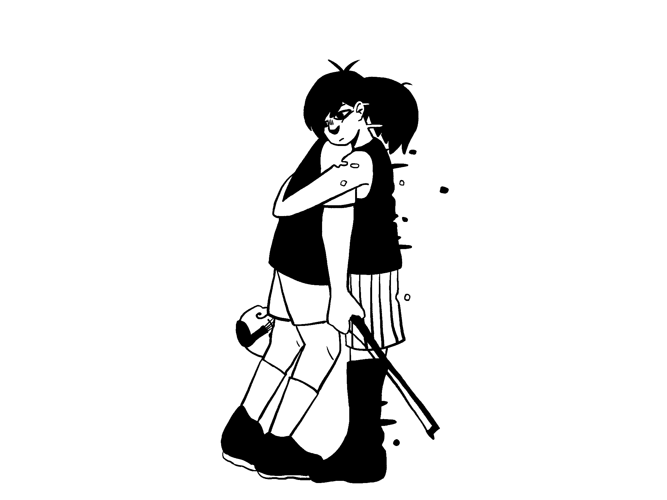 (SPOILERS) Redrew a scene from the final fight (good ending) | Scrolller