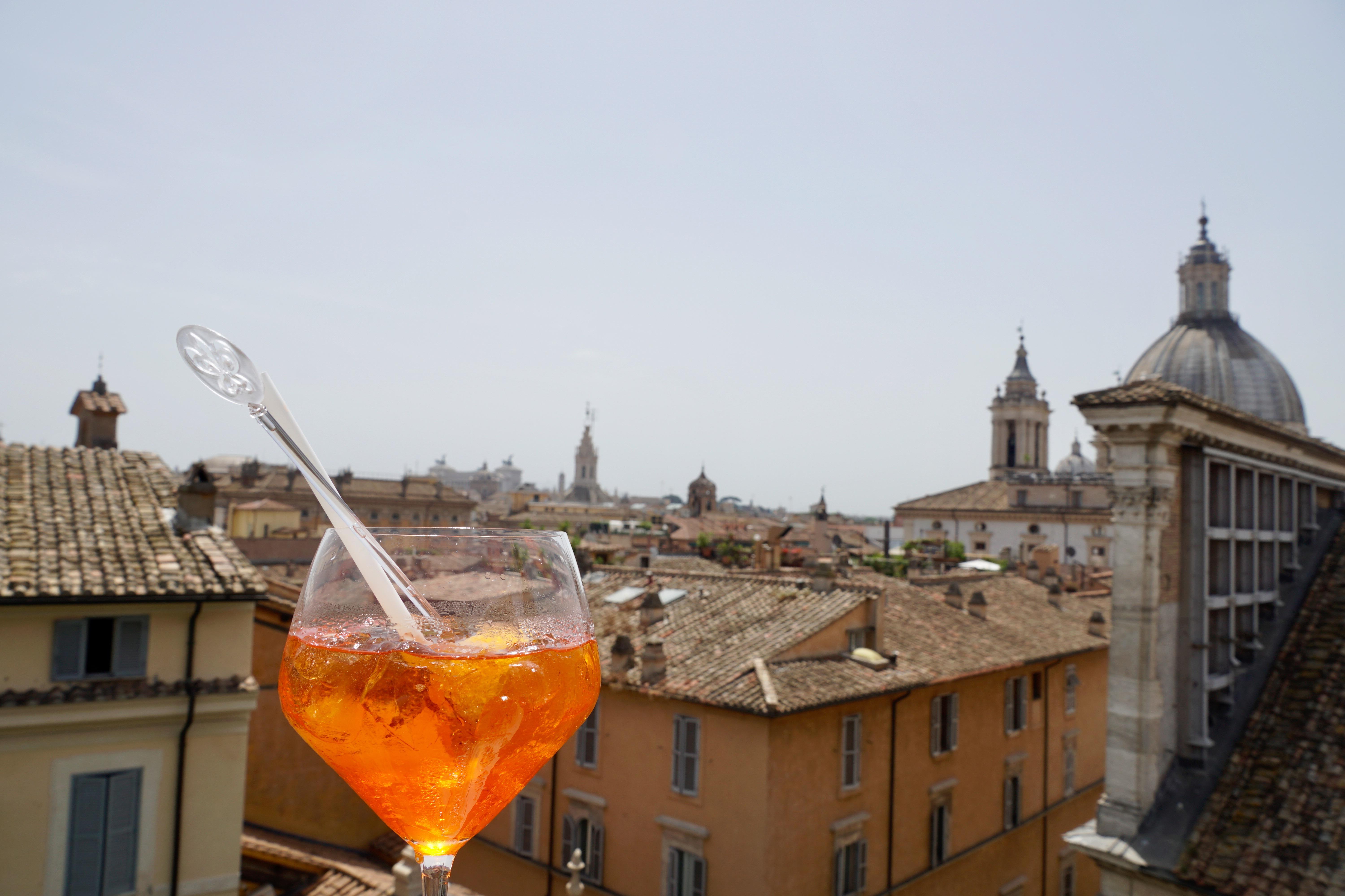 Spritz on Hotel Raphael rooftop. Bring it. | Scrolller