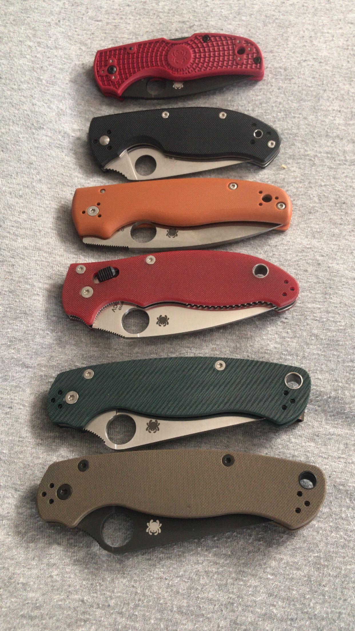 Spyderco collection so far | Scrolller