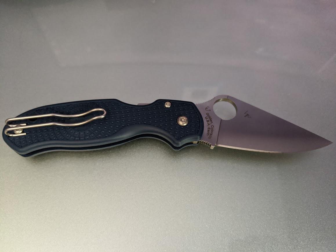 Spyderco Para 3 Lightweight Blue SPY27 arrived! - the letter has extra technical info | Scrolller