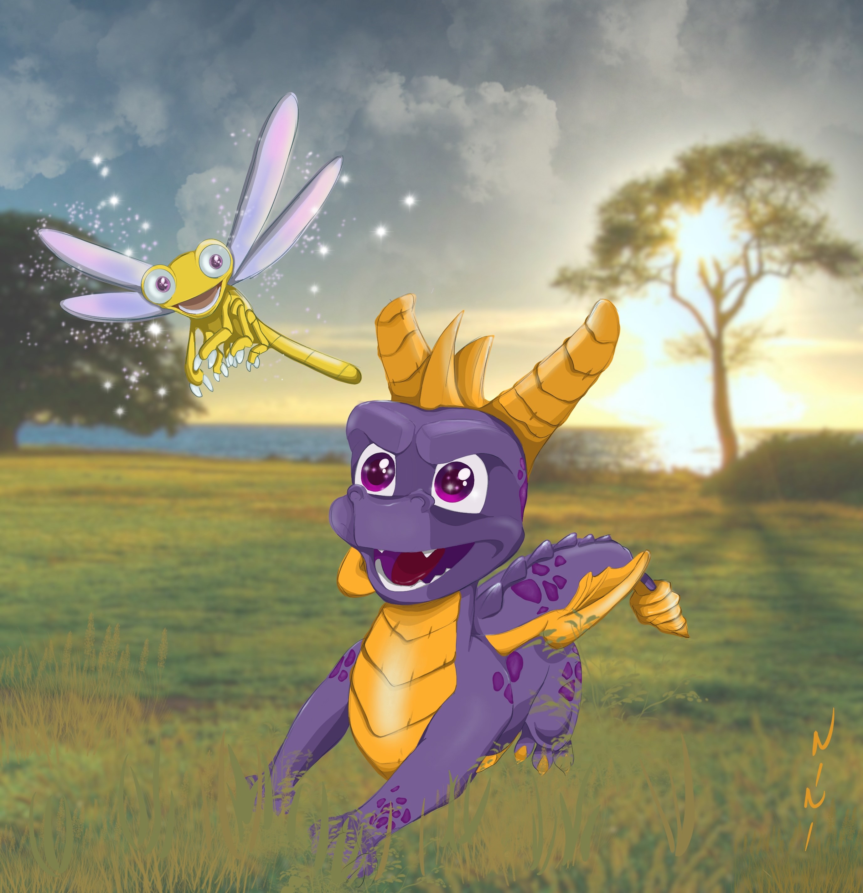 Spyro the dragon, Me, Digital, 2021 | Scrolller