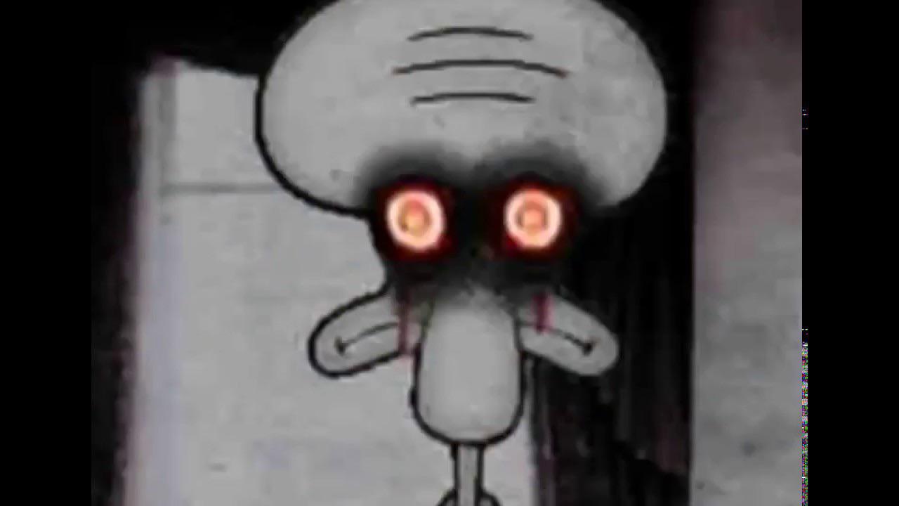Squidward after seeing the horrors of war | Scrolller