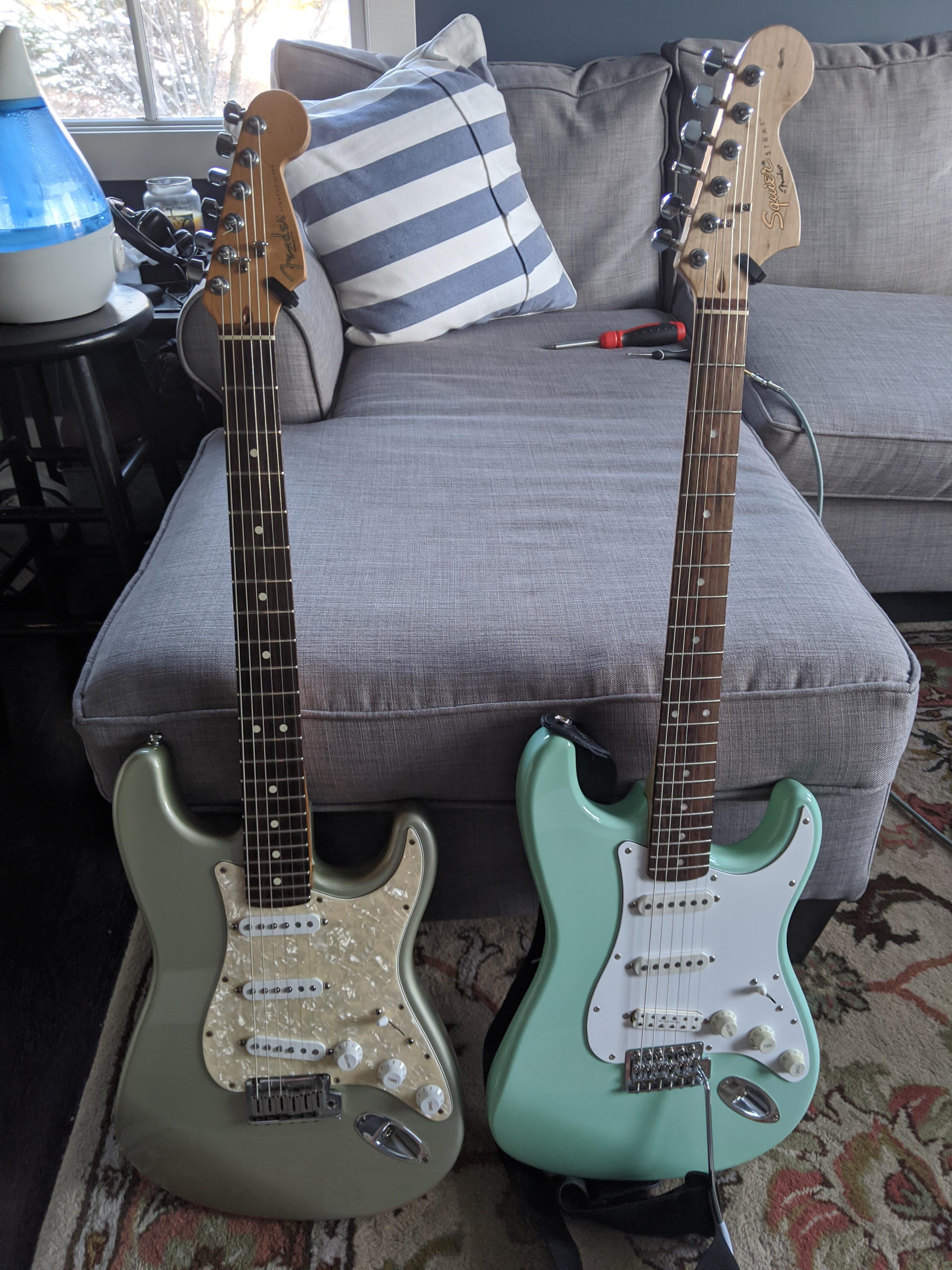 Squier Affinity mod project | Scrolller