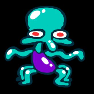 Squiggly Squidward | Scrolller