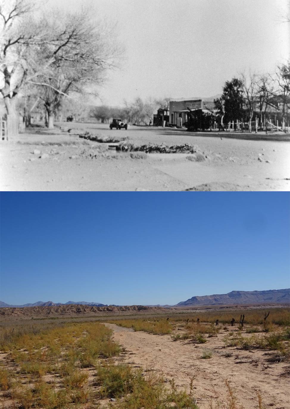 St. Thomas, Nevada ghost town - 1920s vs. late 2018 | Scrolller