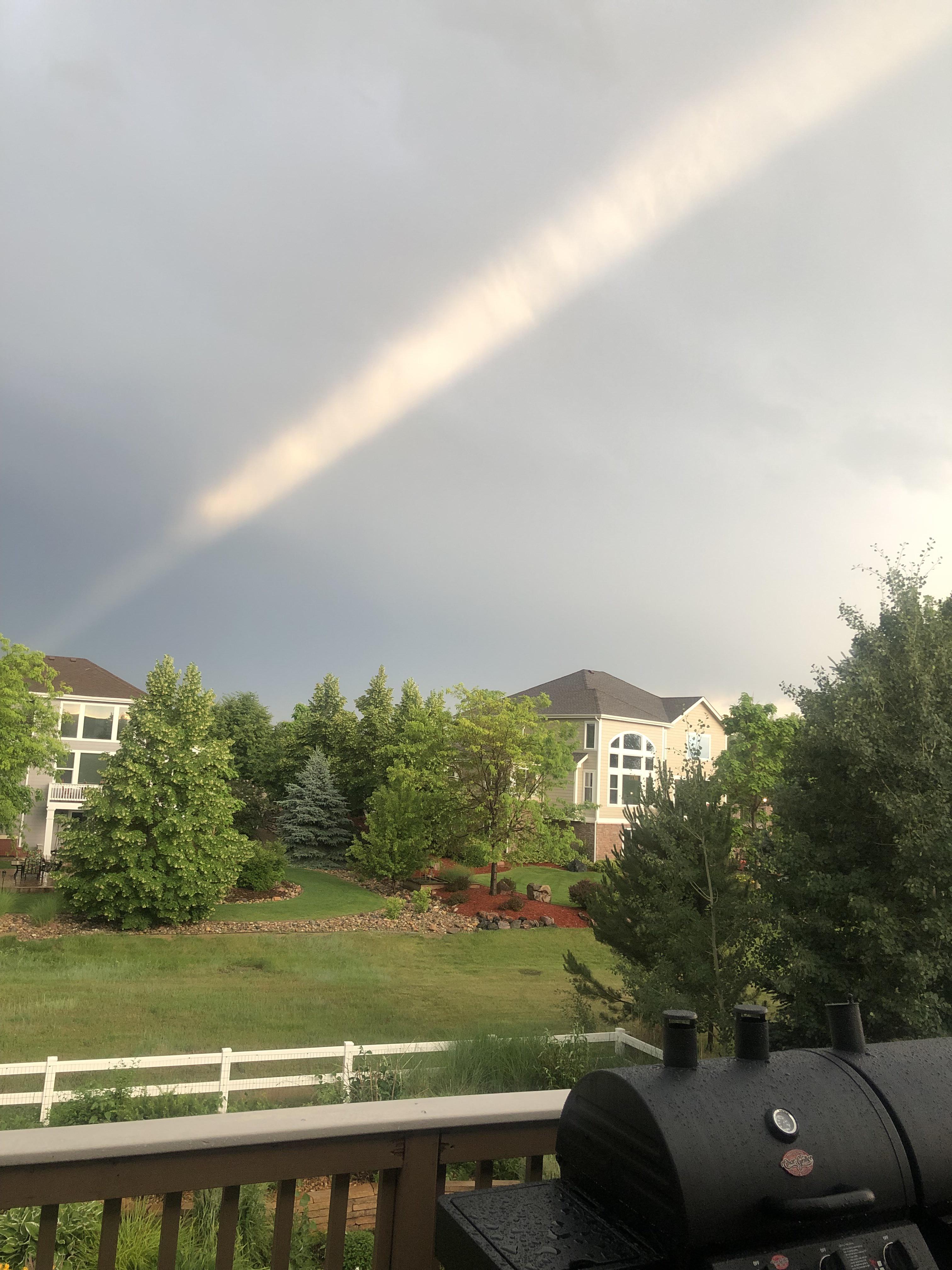 Stairway to Heaven caught after yesterday’s hail storm | Scrolller
