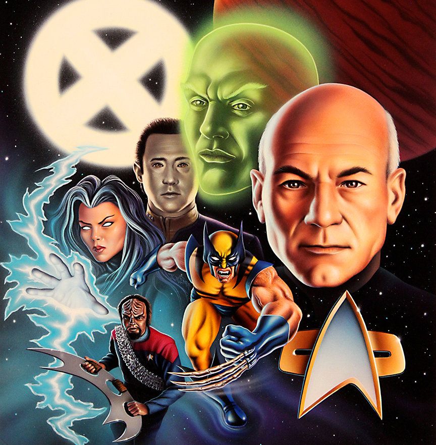 Star Trek Next Generation Meets The X-Men by Jerry LoFaro | Scrolller