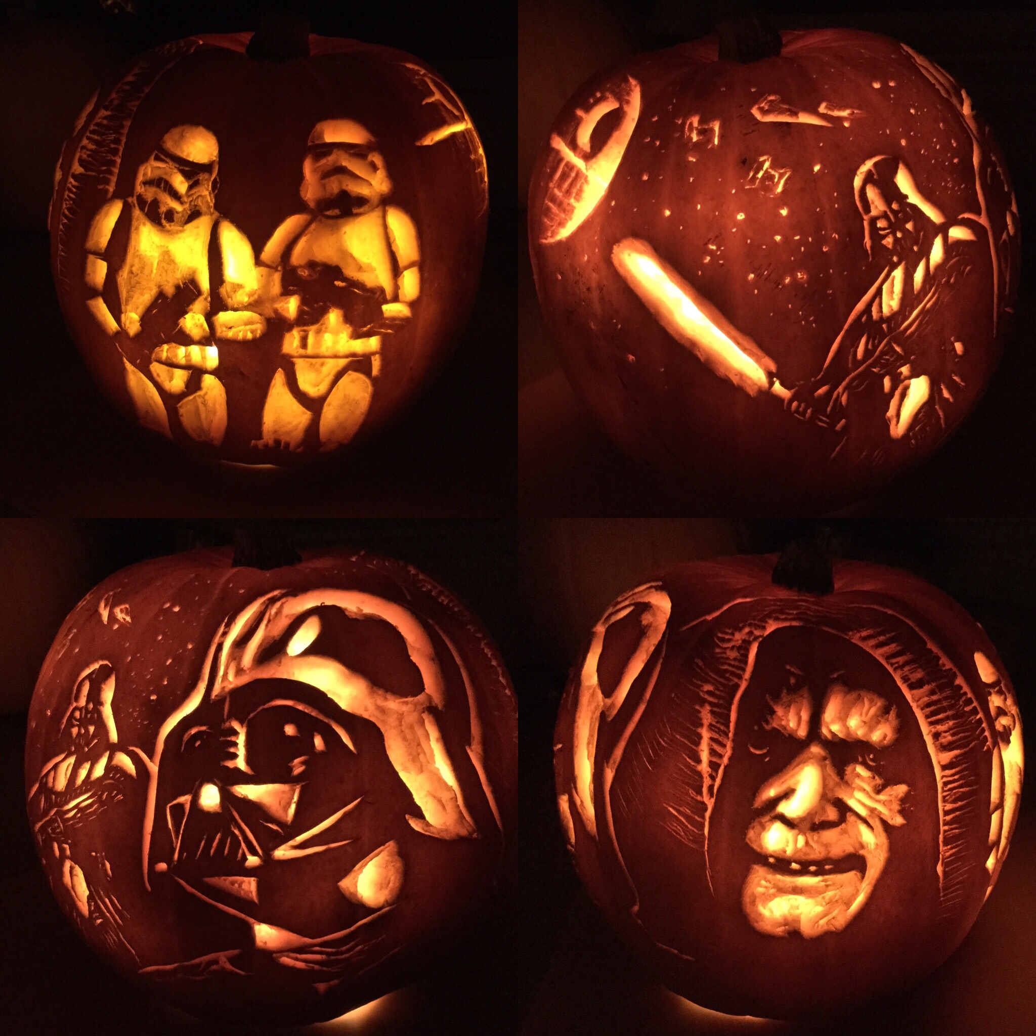 Star Wars Darkside pumpkin carving | Scrolller