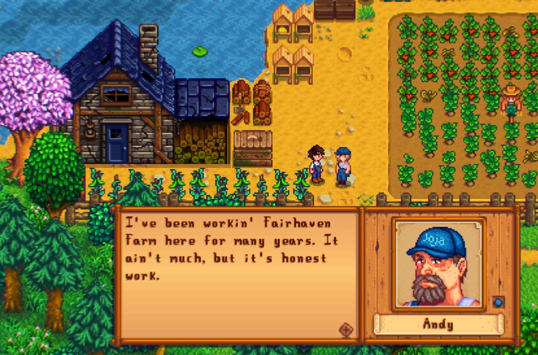Stardew Valley's first farmer NPC, Andy! | Scrolller