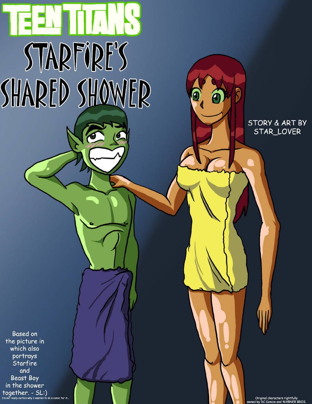 Starfire's Shared Shower [Teen Titans] | Scrolller