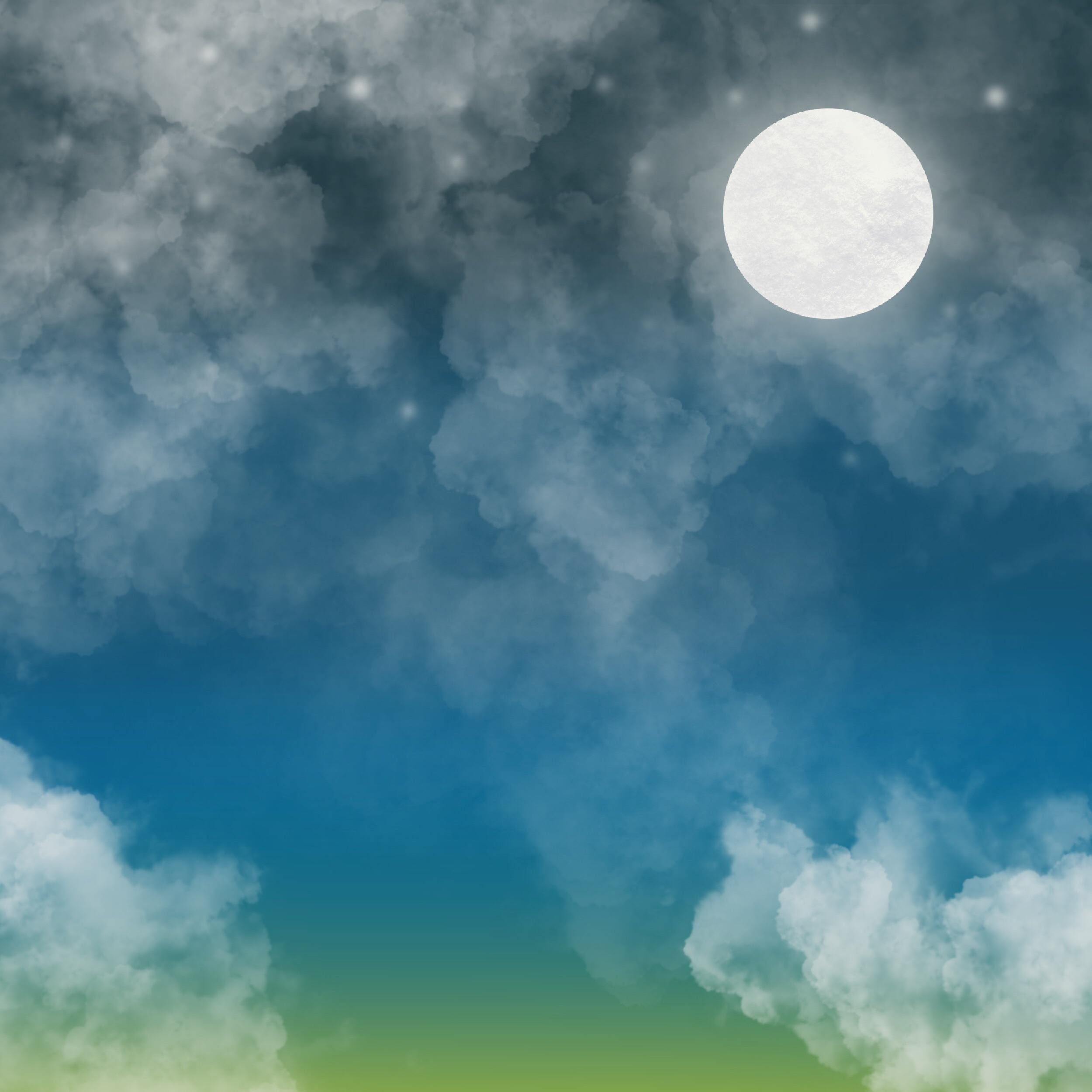 Starry night, me, digital, 2021 | Scrolller