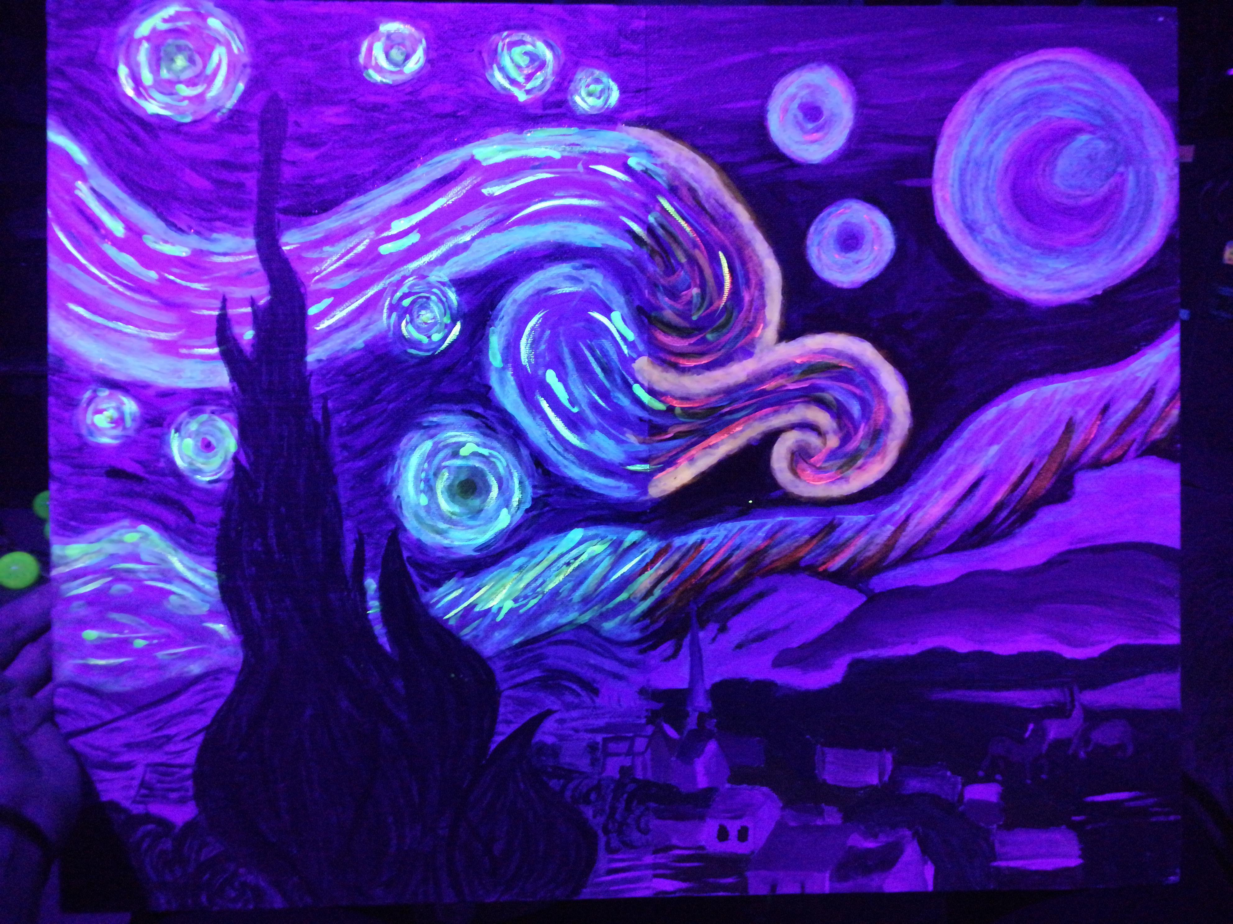 Starry night, van gogh | Scrolller