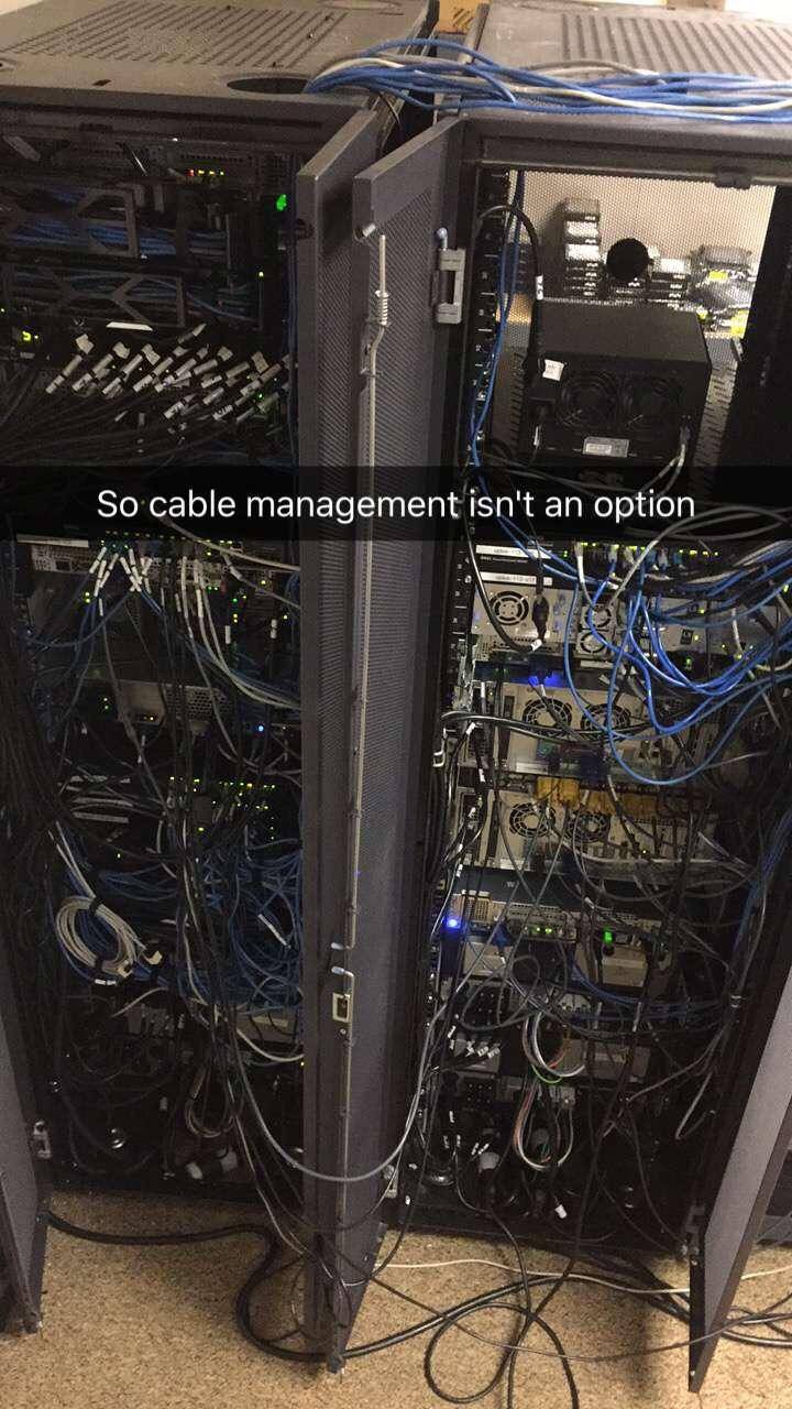 Started an internship at my dads company building servers. First room I walk into... | Scrolller