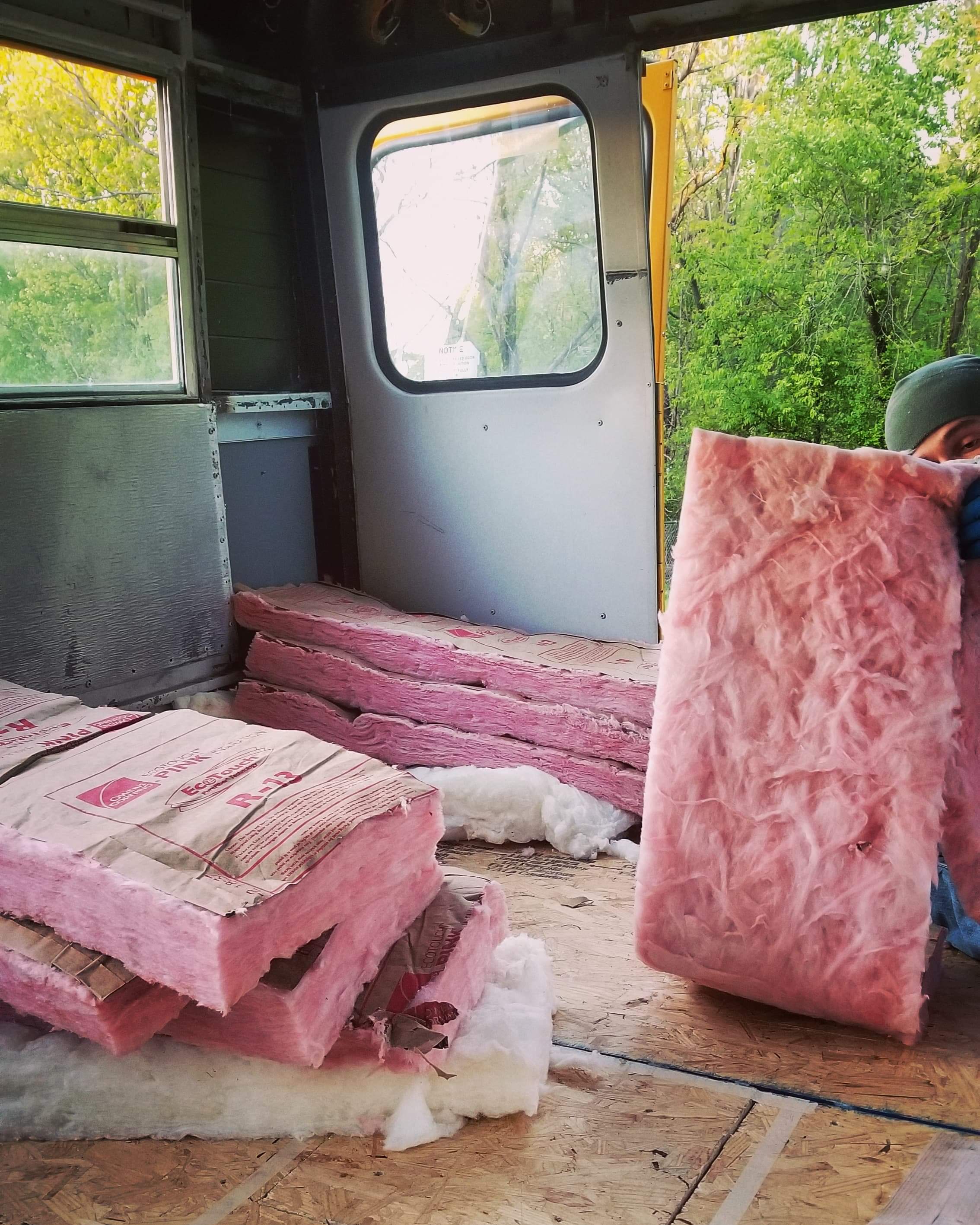 Started prepping the insulation for the ceiling .. . Gonna start tomorrow on installing. | Scrolller