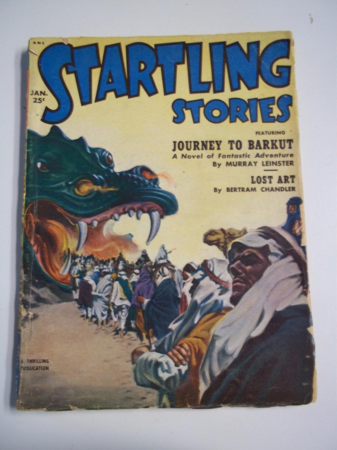 Startling Stories Vol 24 # 3 January 1952 Vintage Sci-Fi Pulp Magazine | Scrolller