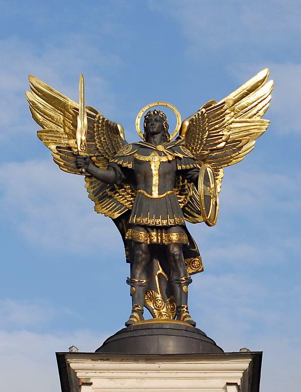 Statue of Archangel St. Michael in Kiev | Scrolller
