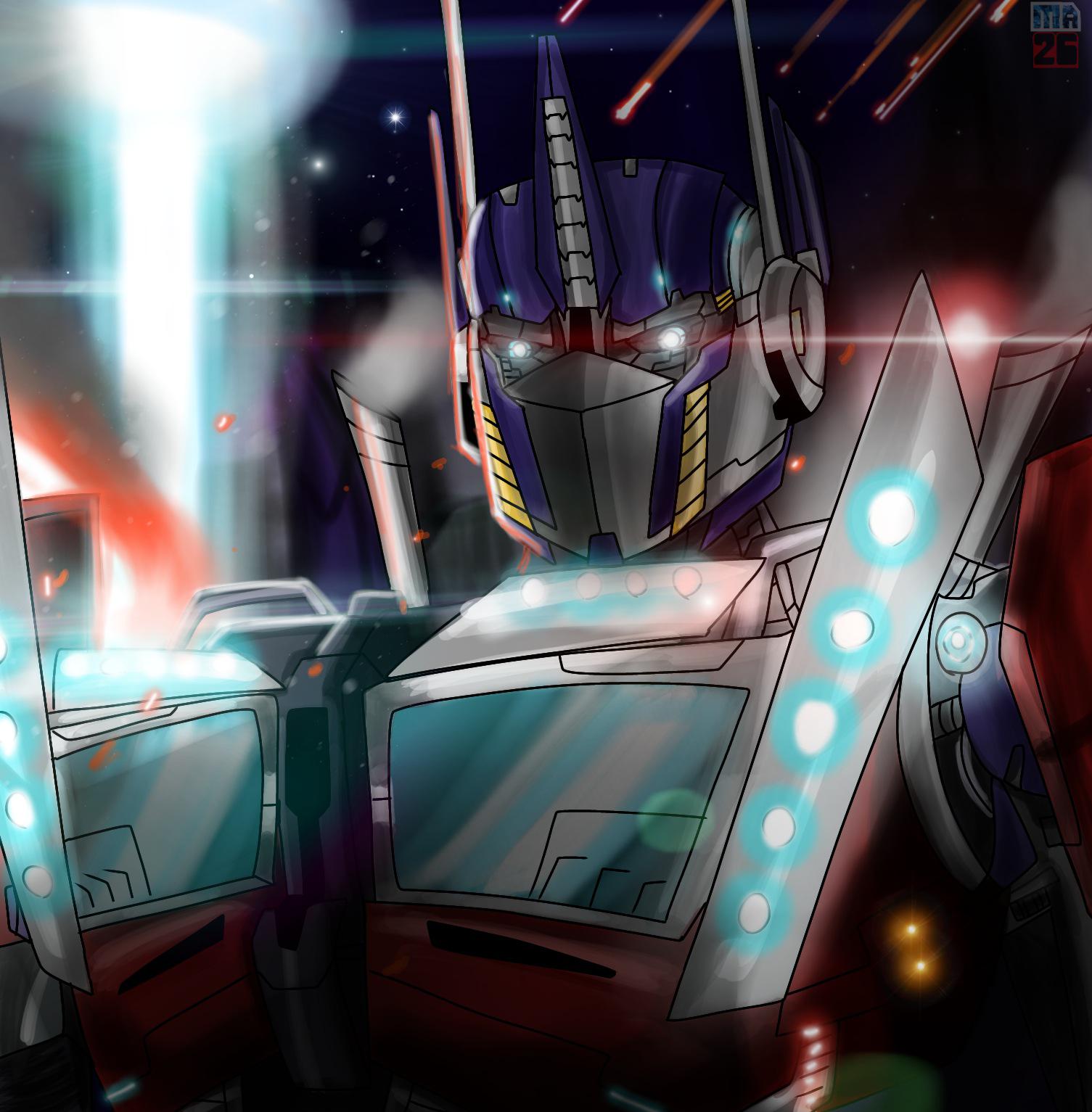 "Stay Safe Soldier,I am coming" My version of Optimus Prime,It took me about 37 hours to make ...