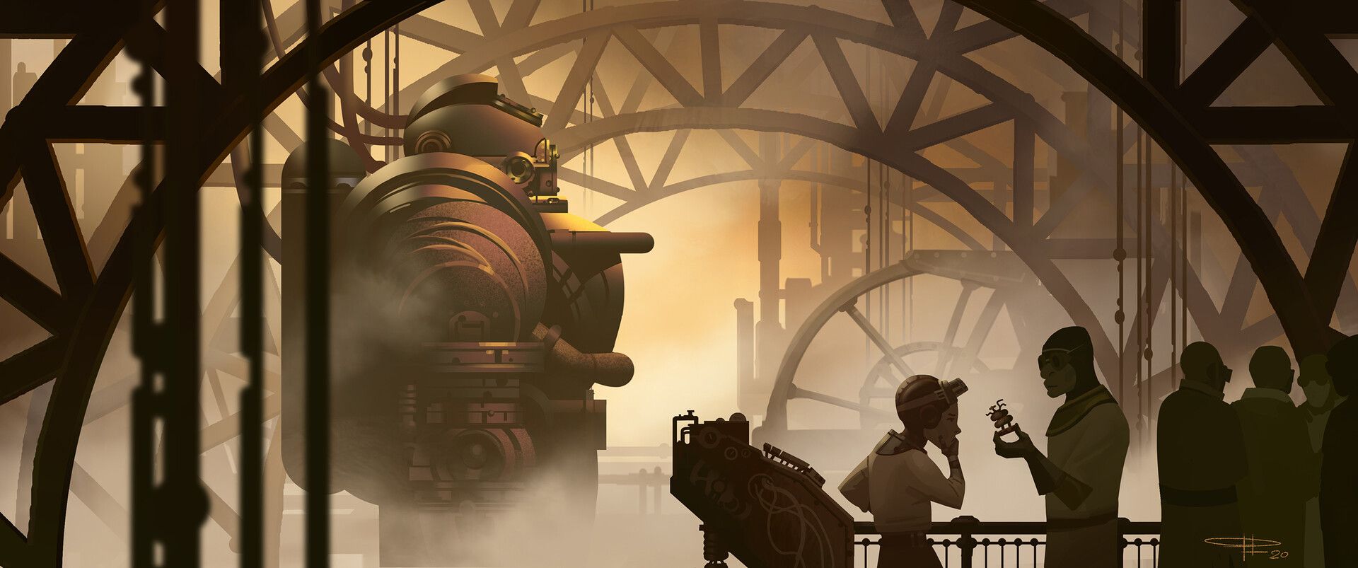 Steampunk Mecha by Pedro H. Cardoso | Scrolller