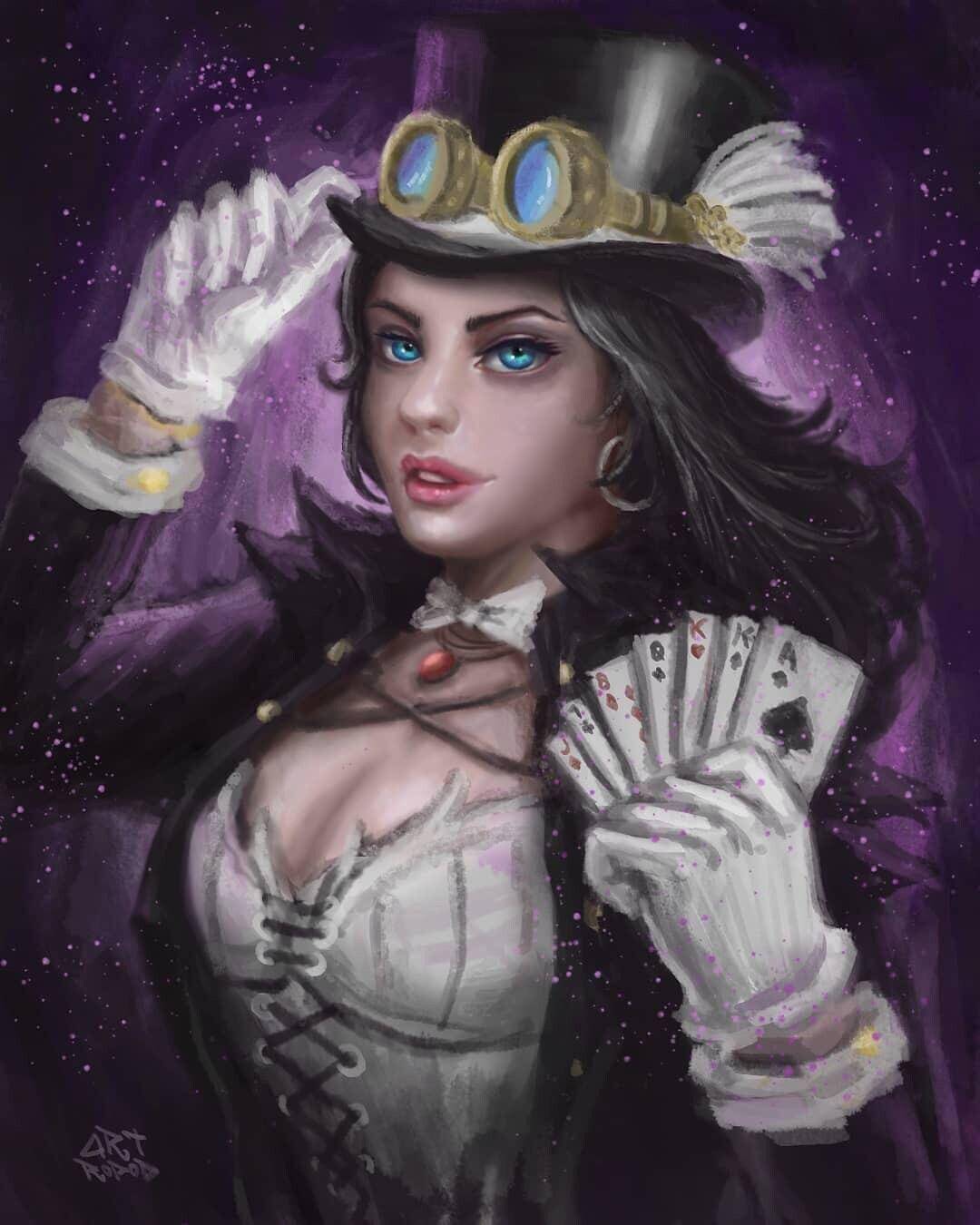 Steampunk Zatanna art by Yaqdhan Afrizal | Scrolller