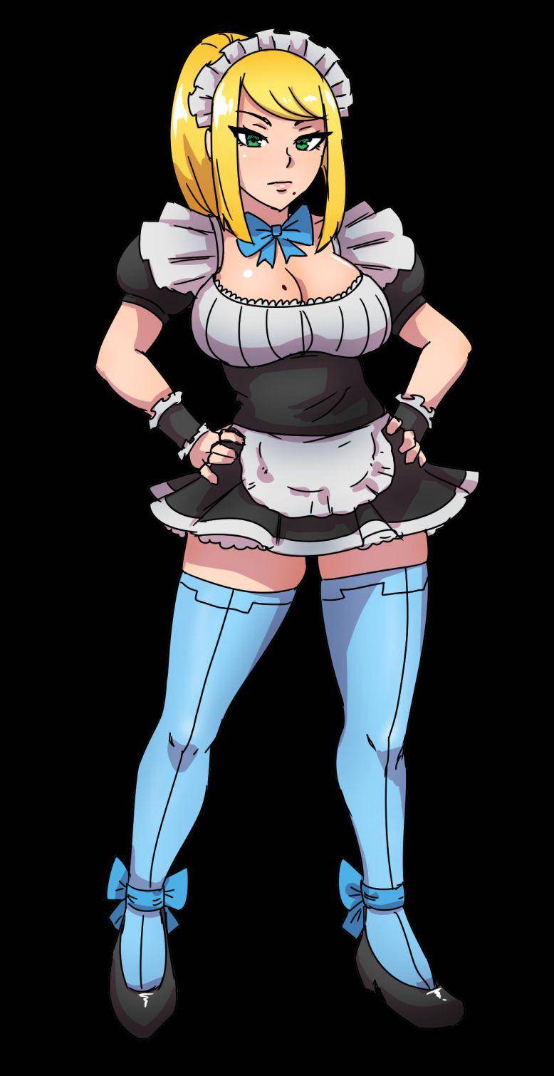 Stern maid Samus | Scrolller