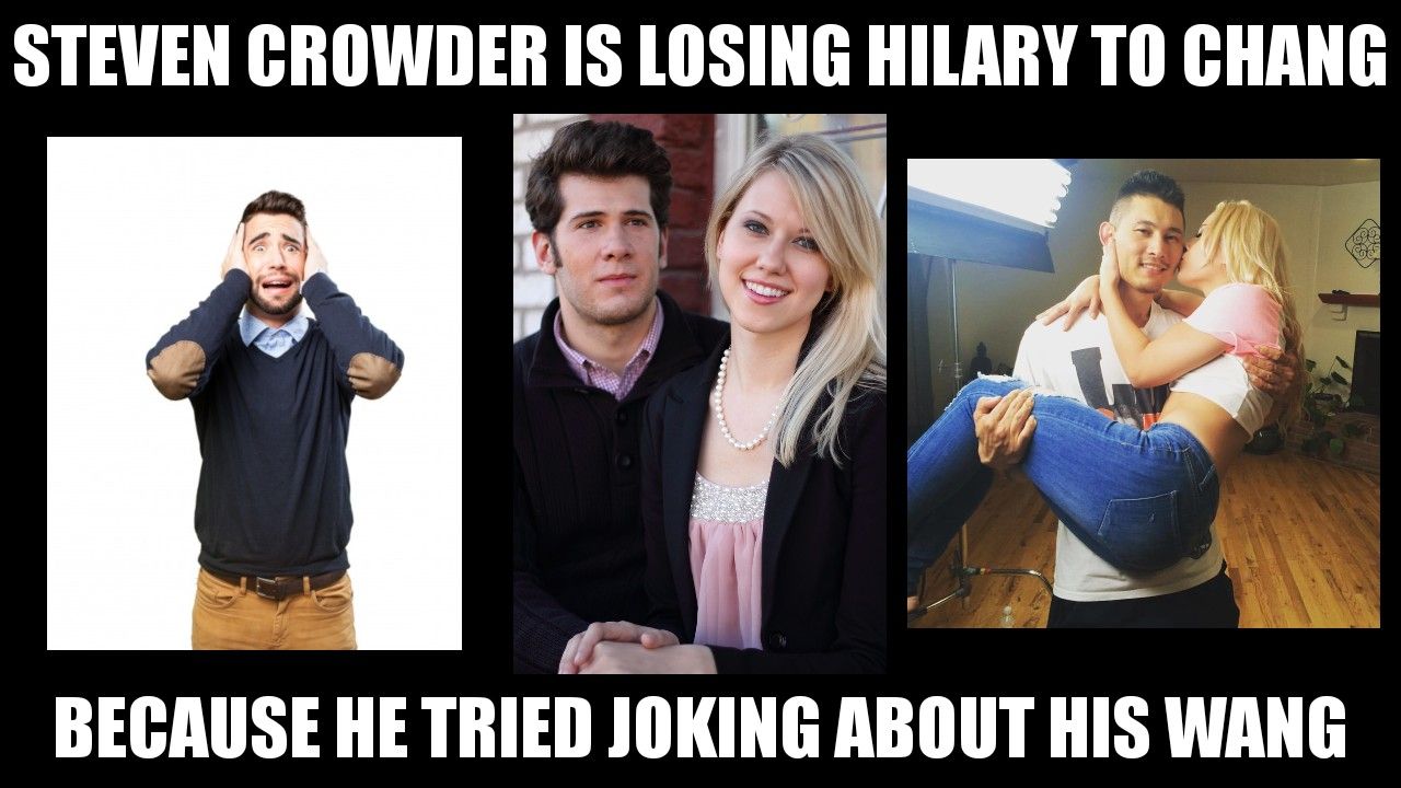 Steven Crowder is LOSING Hilary to Chang! | Scrolller
