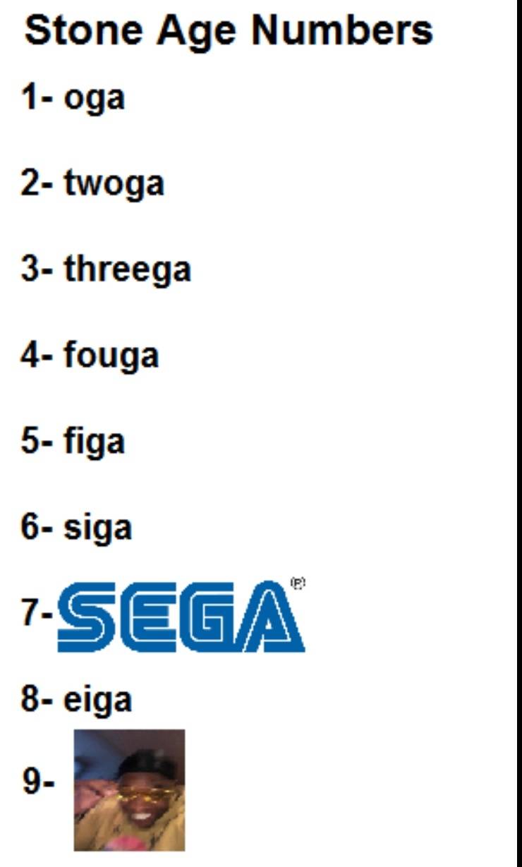 Stone age numbers | Scrolller