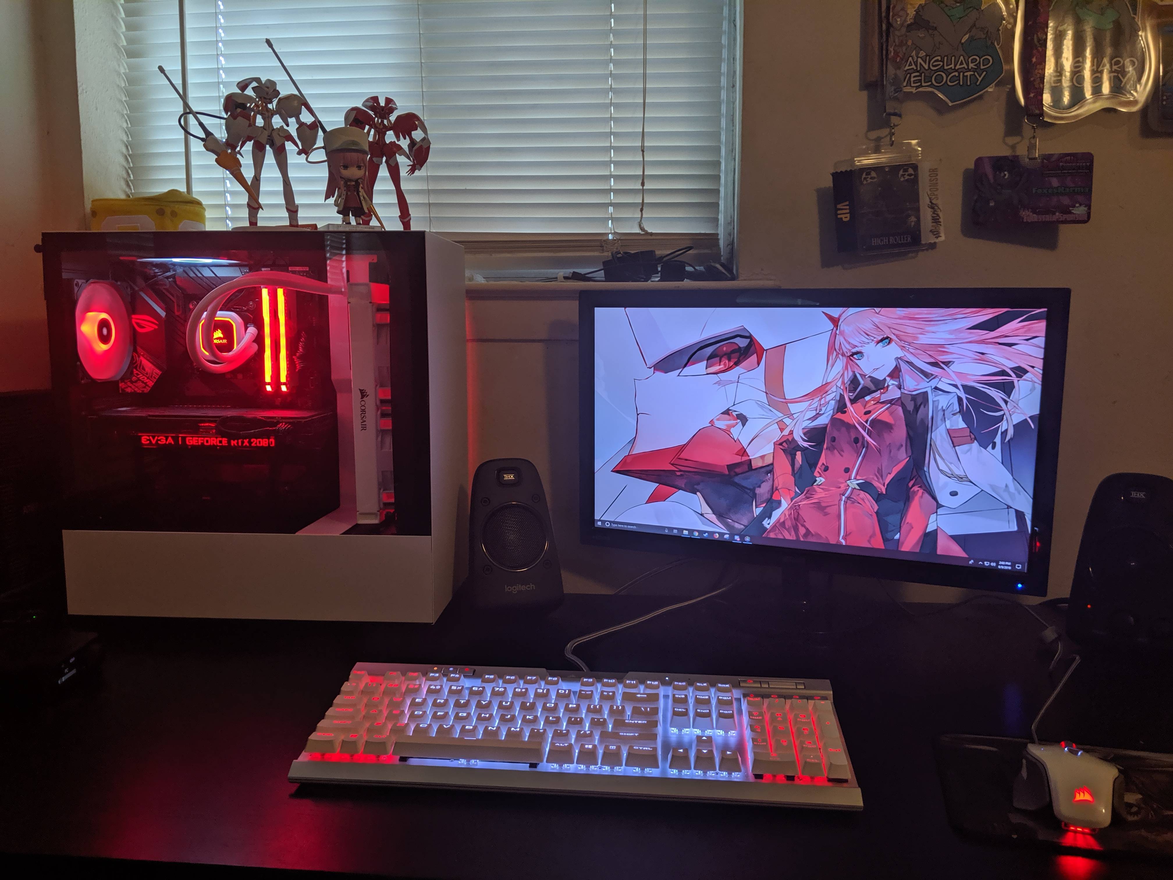 Strelizia PC build finally completed. Been working on it for a few weeks and finally happy with ...